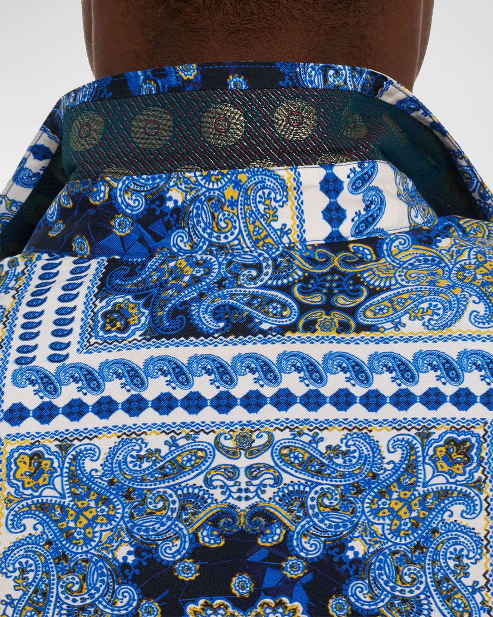 Robert Graham Men's Onward Orion Silk Sport Shirt | Neiman Marcus