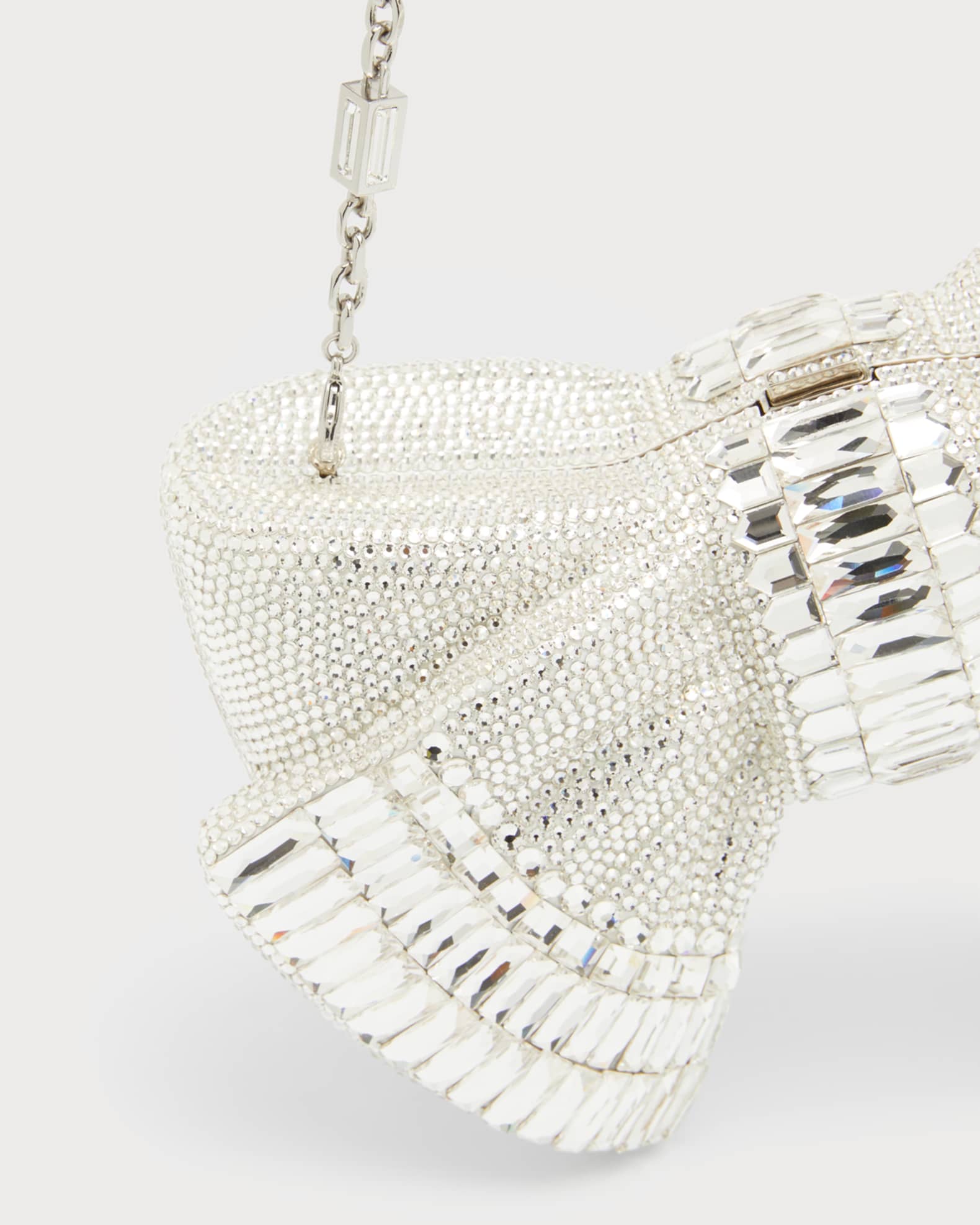 Judith Leiber Couture Bow Deco Crystal Minaudiere | Neiman Marcus