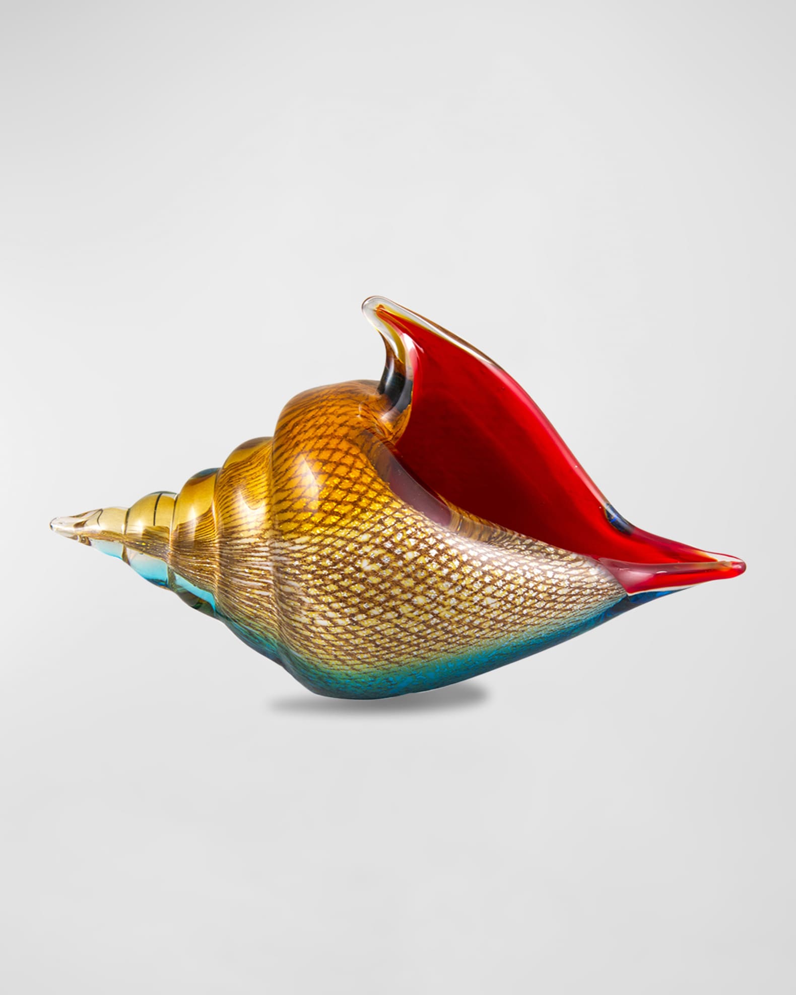 Dale Tiffany Oceanside Sea Shell Art Glass Sculpture | Neiman Marcus