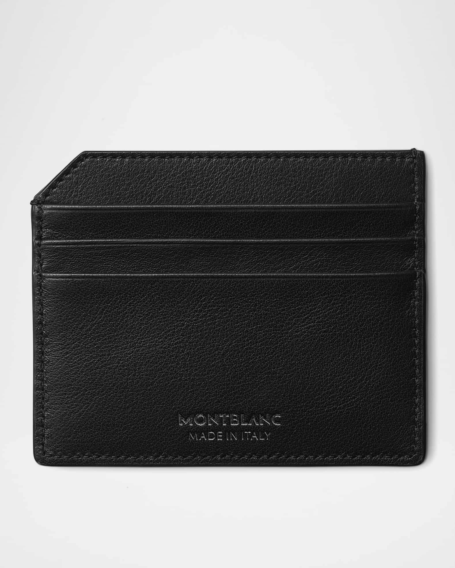 Montblanc Men's Meisterstück Leather Card Holder | Neiman Marcus