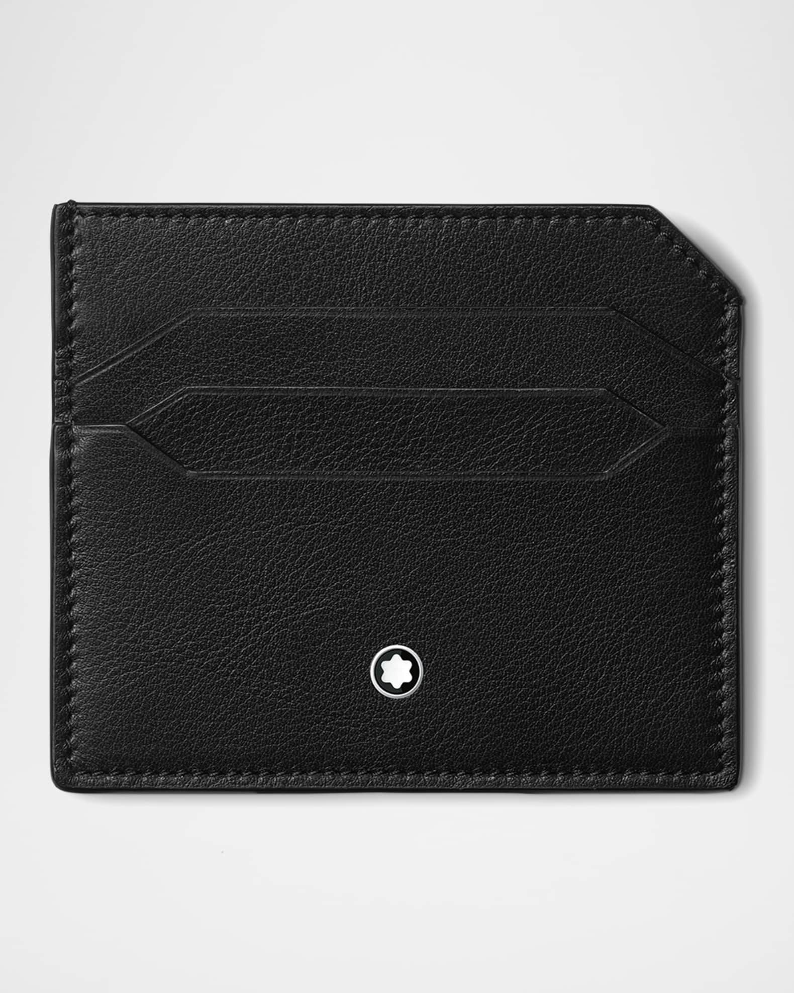 Montblanc Men's Meisterstück Leather Card Holder | Neiman Marcus