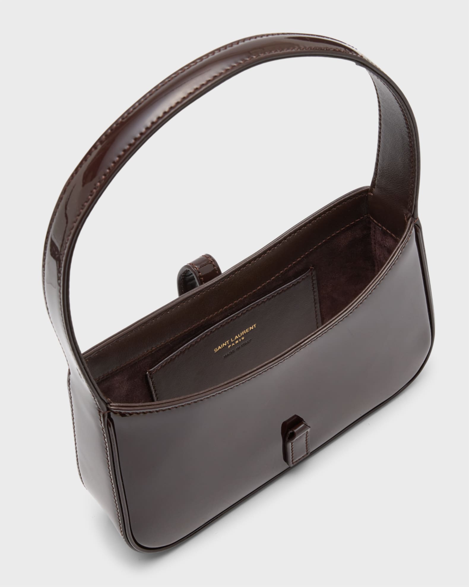 Saint Laurent Le 5 A 7 Mini YSL Shoulder Bag in Patent Leather | Neiman ...