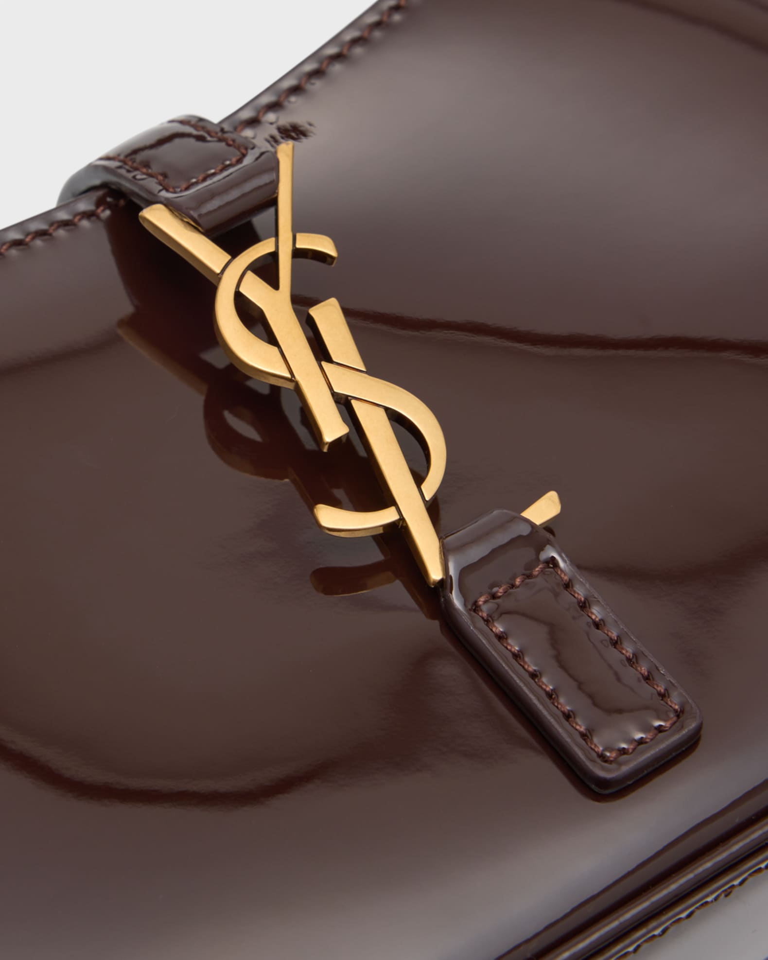 Saint Laurent Le 5 A 7 Mini YSL Shoulder Bag in Patent Leather | Neiman ...