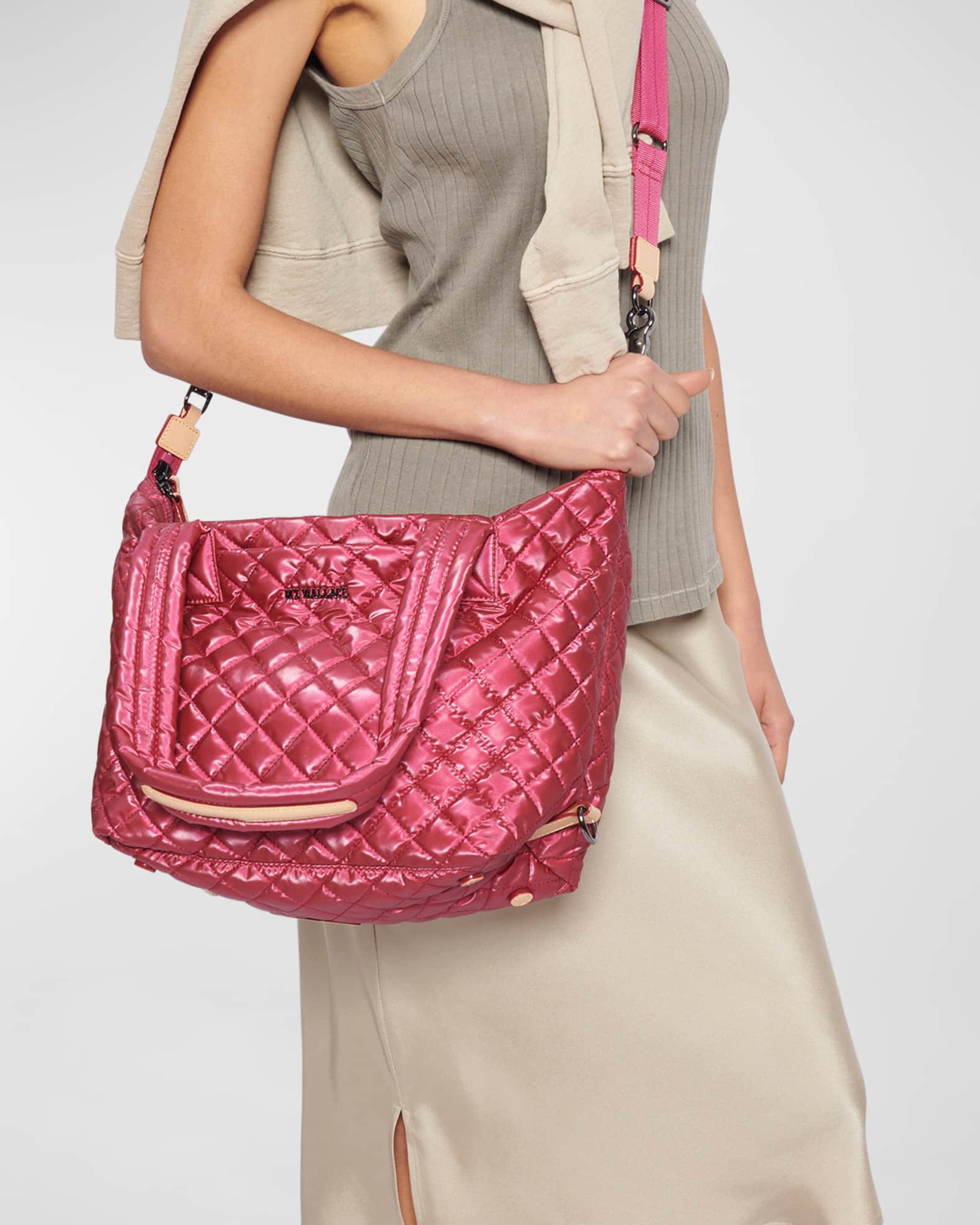 MZ WALLACE Sutton Deluxe Medium Quilted Shoulder Bag | Neiman Marcus