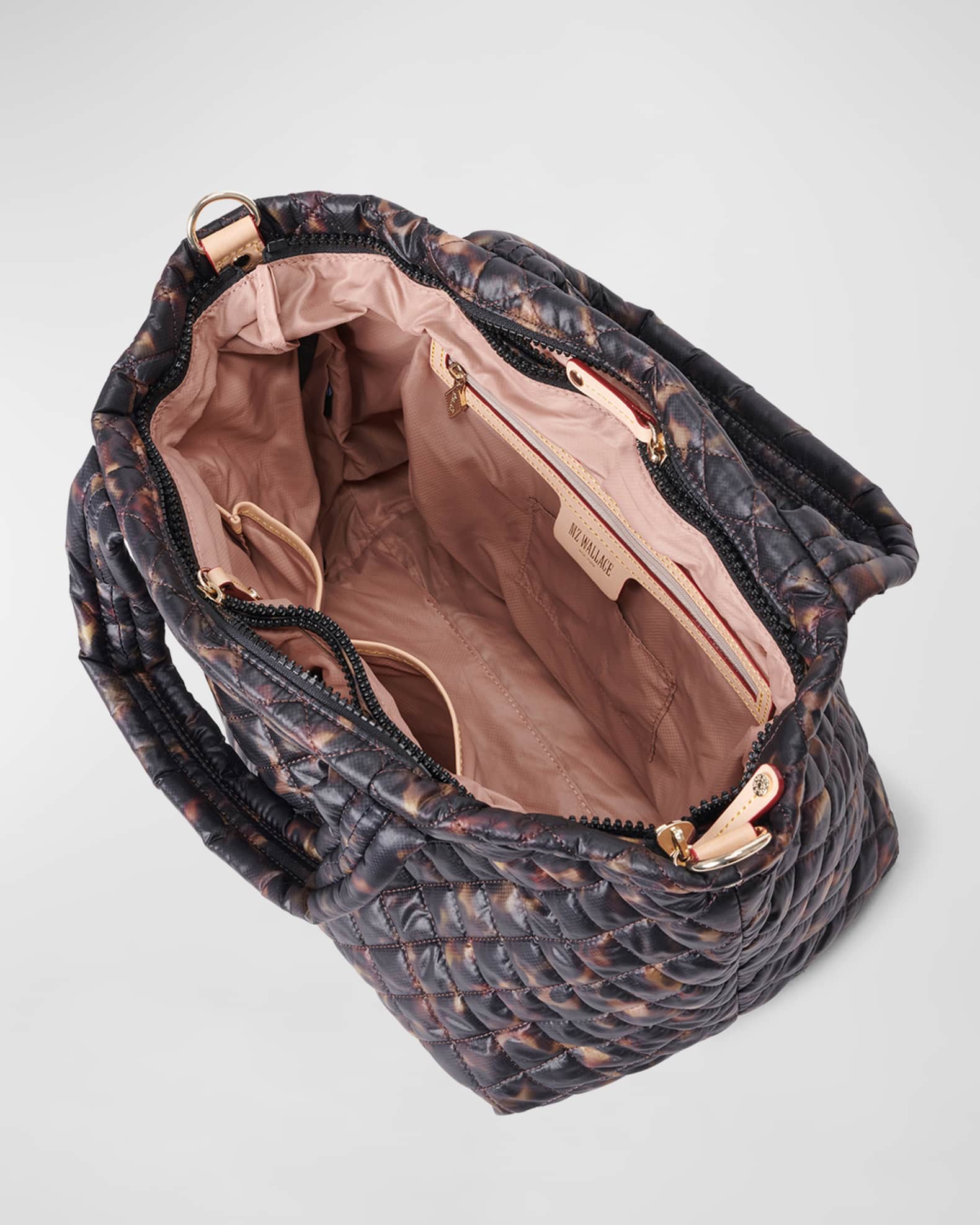 MZ WALLACE Metro Deluxe Small Quilted Nylon Tote Bag | Neiman Marcus