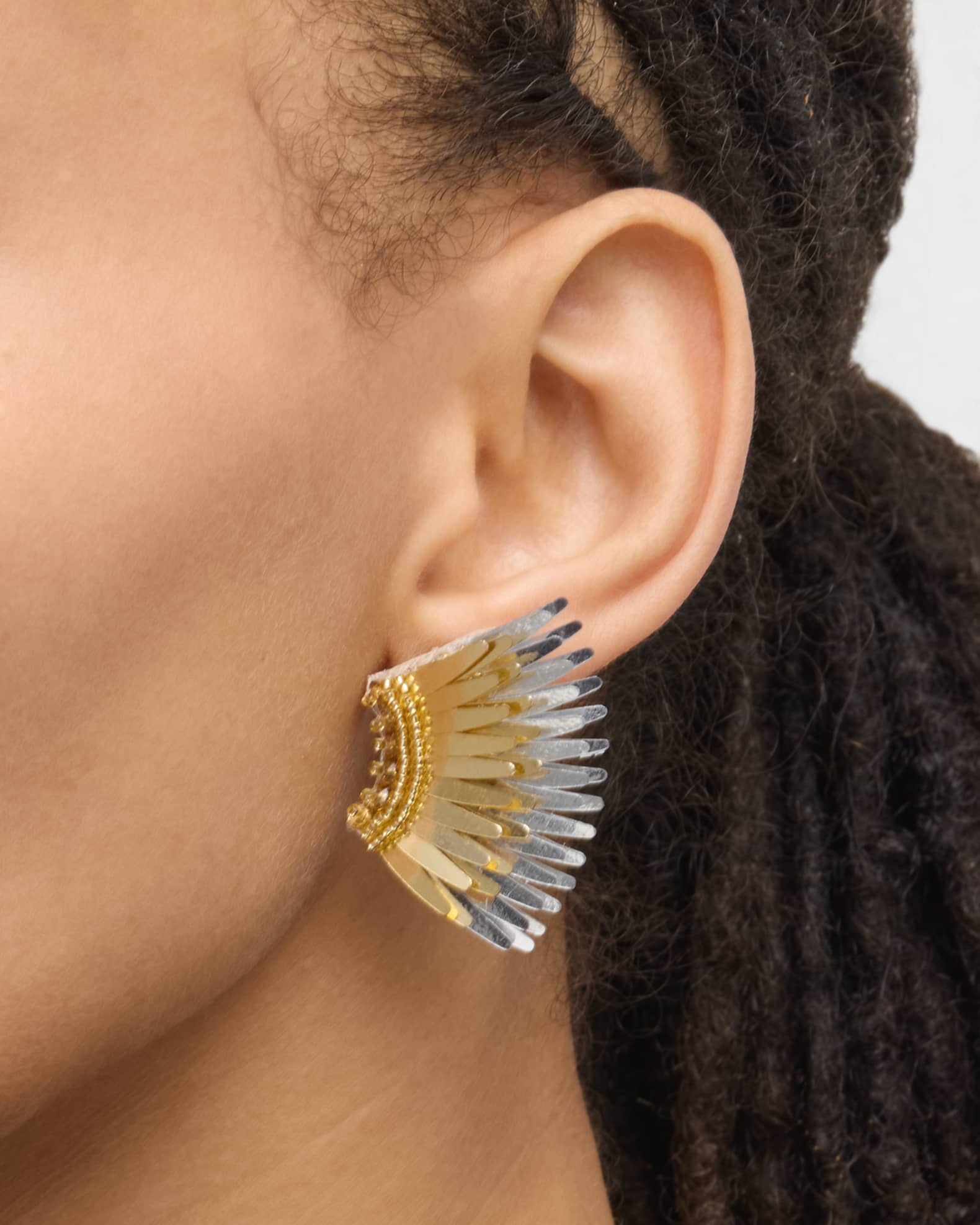 Mignonne Gavigan Mini Madeline Earrings, Gold/Silver | Neiman Marcus