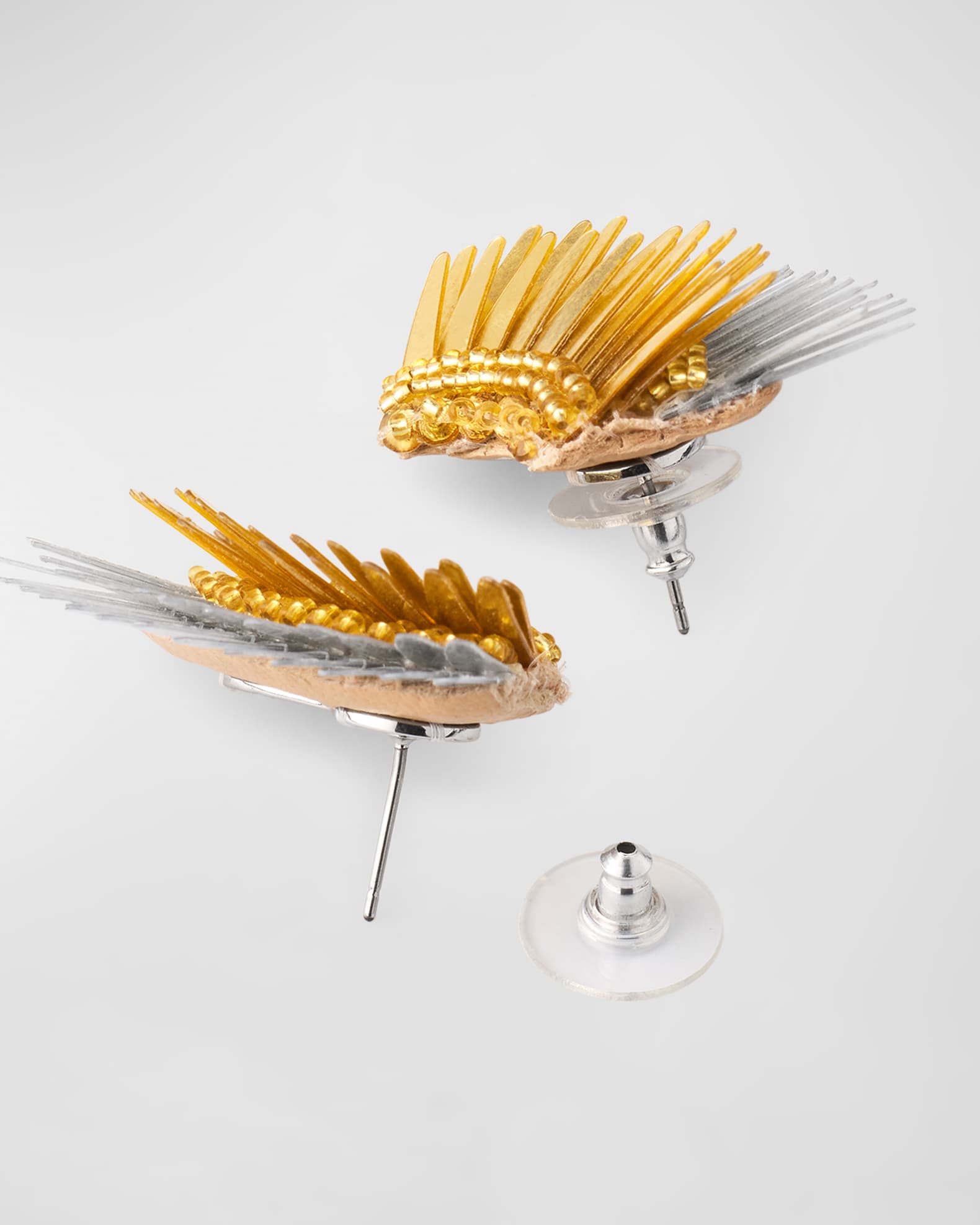Mignonne Gavigan Mini Madeline Earrings, Gold/Silver | Neiman Marcus