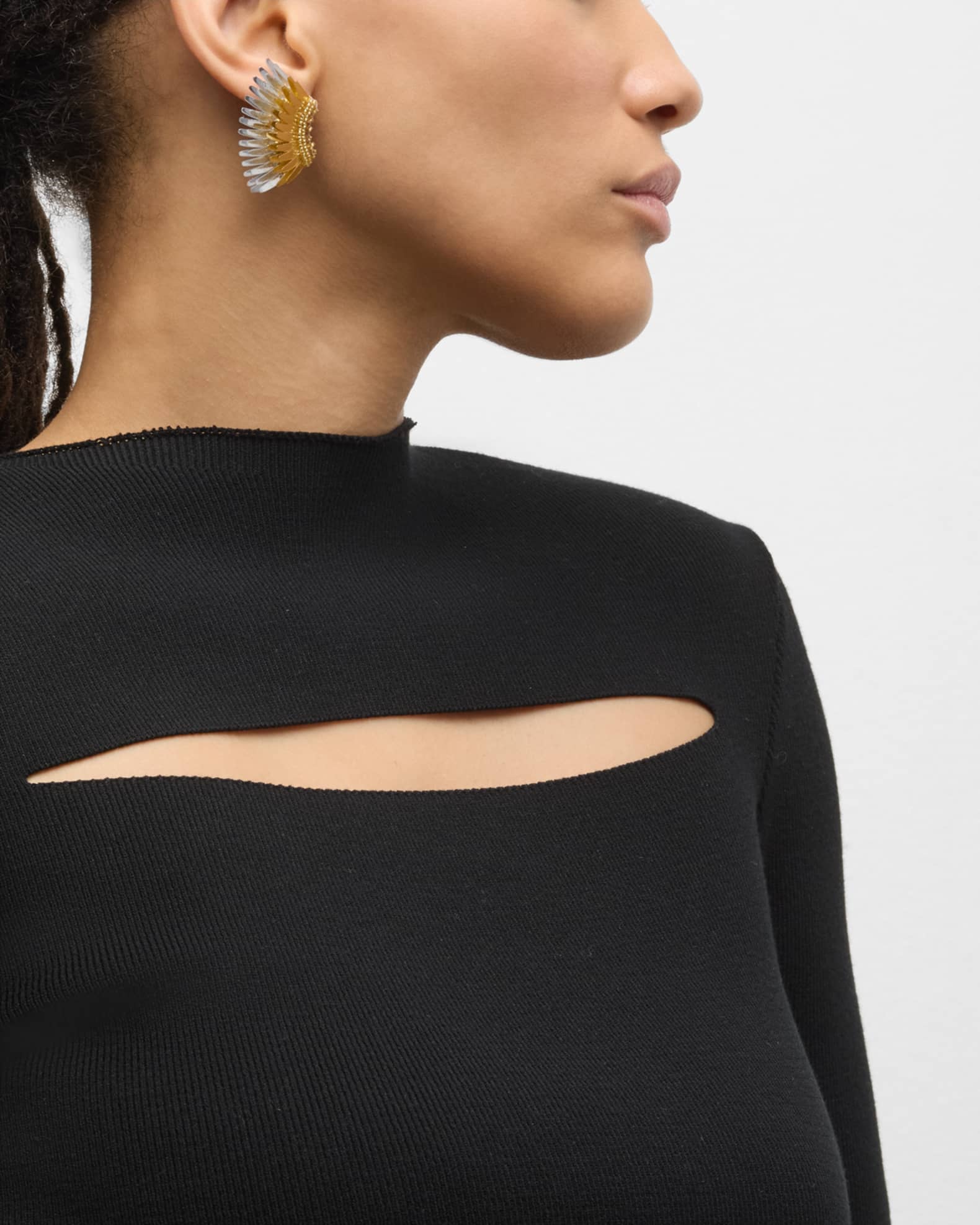 Mignonne Gavigan Mini Madeline Earrings, Gold/Silver | Neiman Marcus