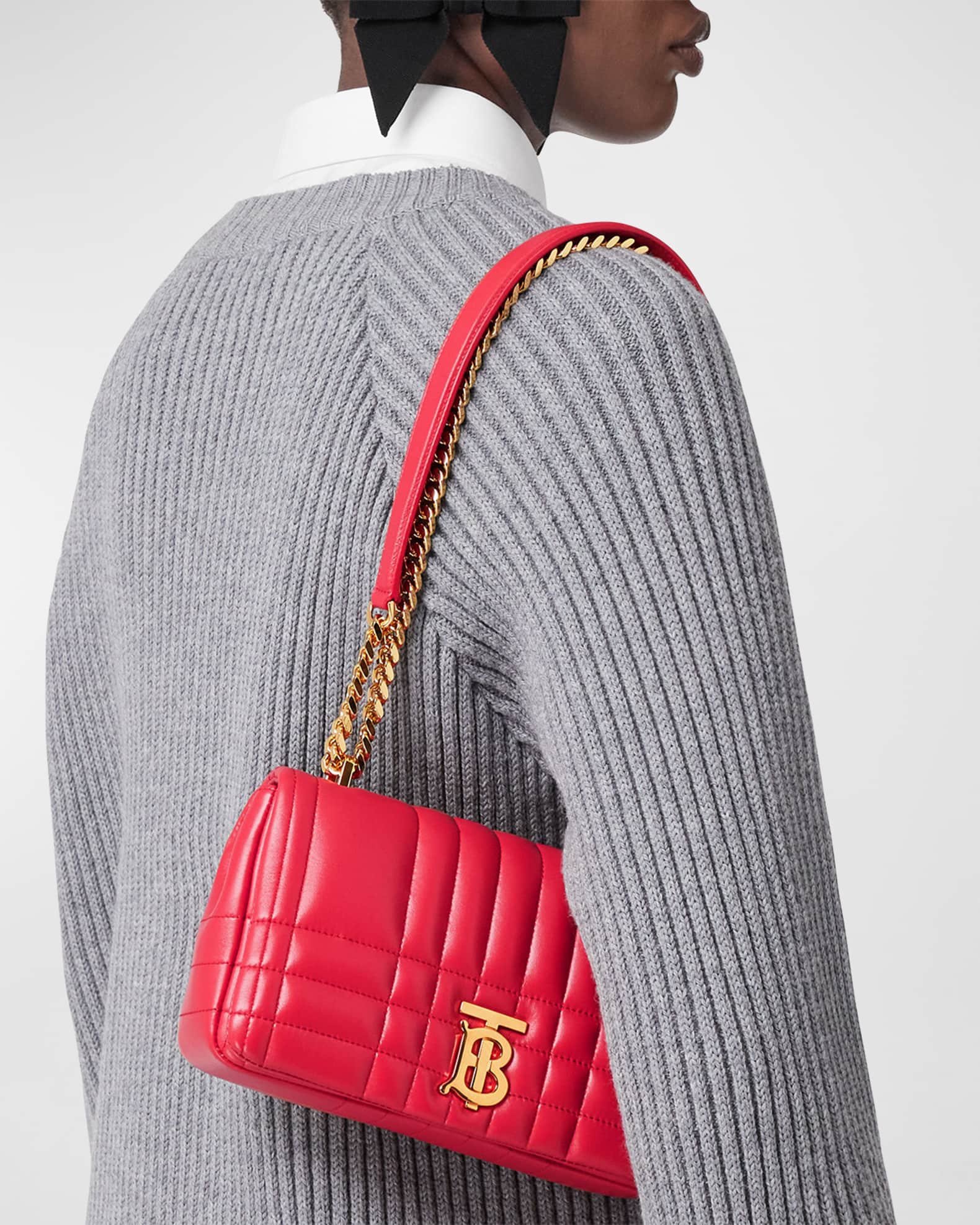 Burberry Lola Small Quilted Leather Shoulder Bag | Neiman Marcus