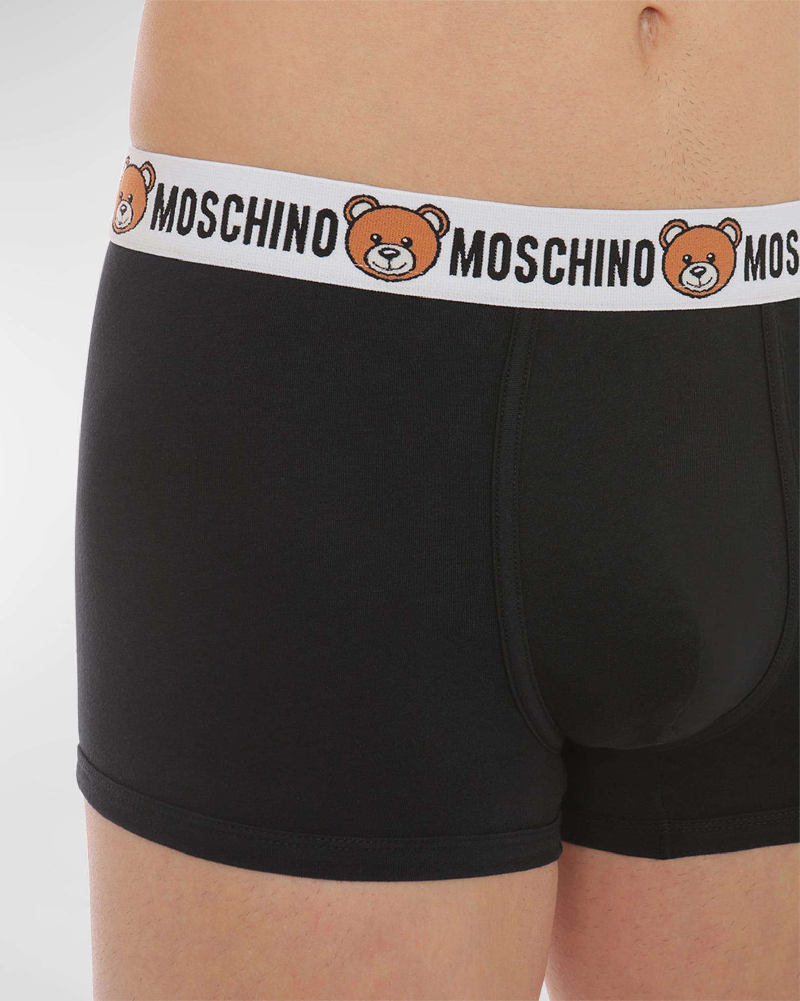 Moschino Men's Bear Logo Boxer Briefs | Neiman Marcus