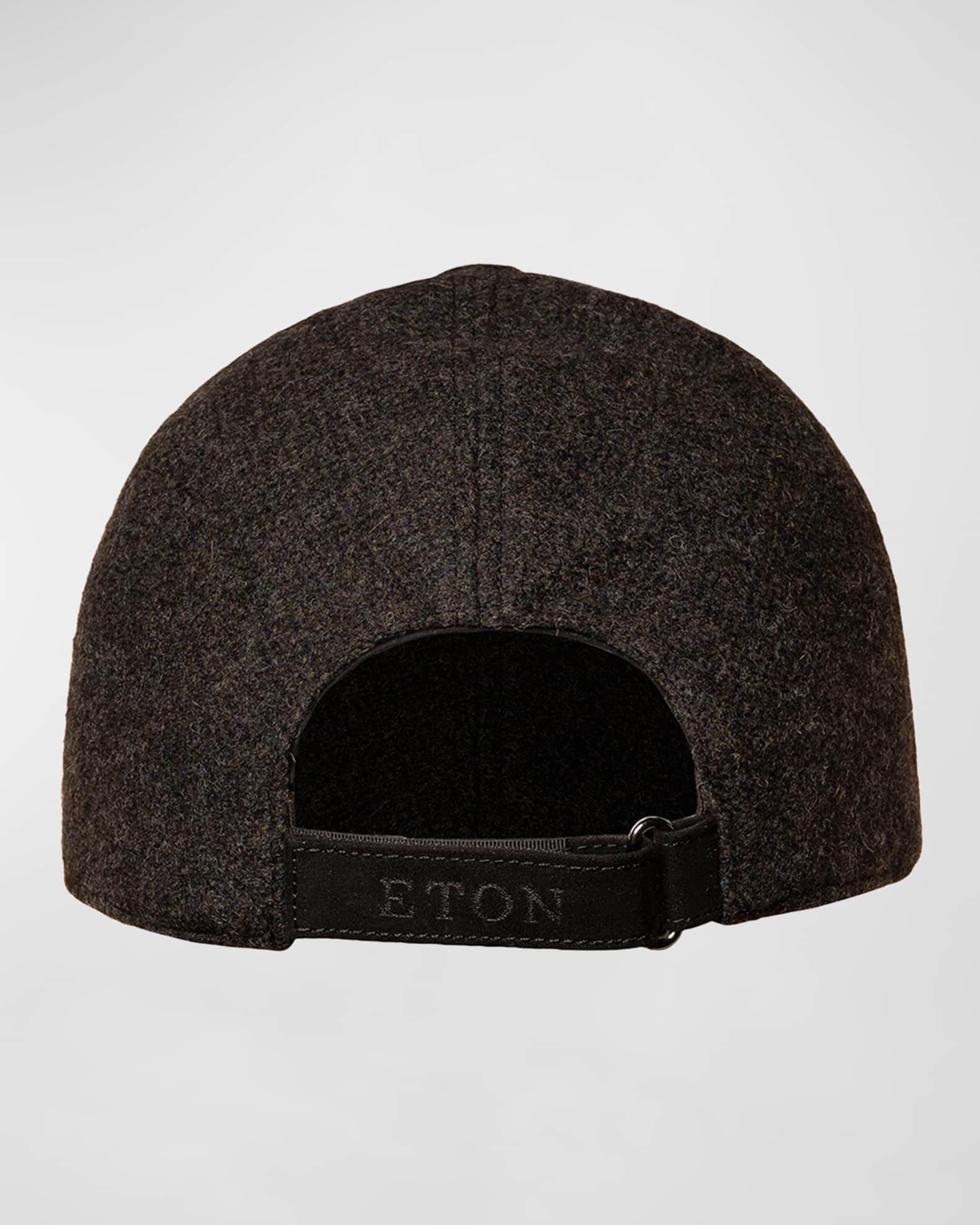 Eton Men's 6-Panel Wool-Cotton Baseball Cap | Neiman Marcus