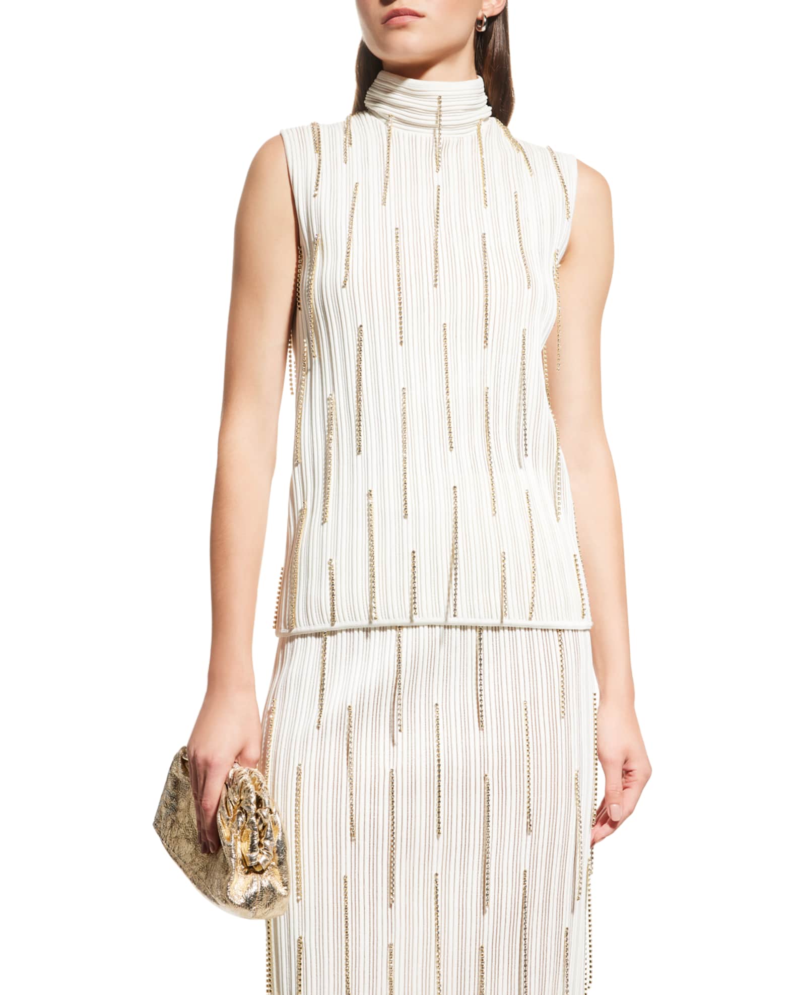 Transparent Ottoman Stripe Knit Collection | Neiman Marcus