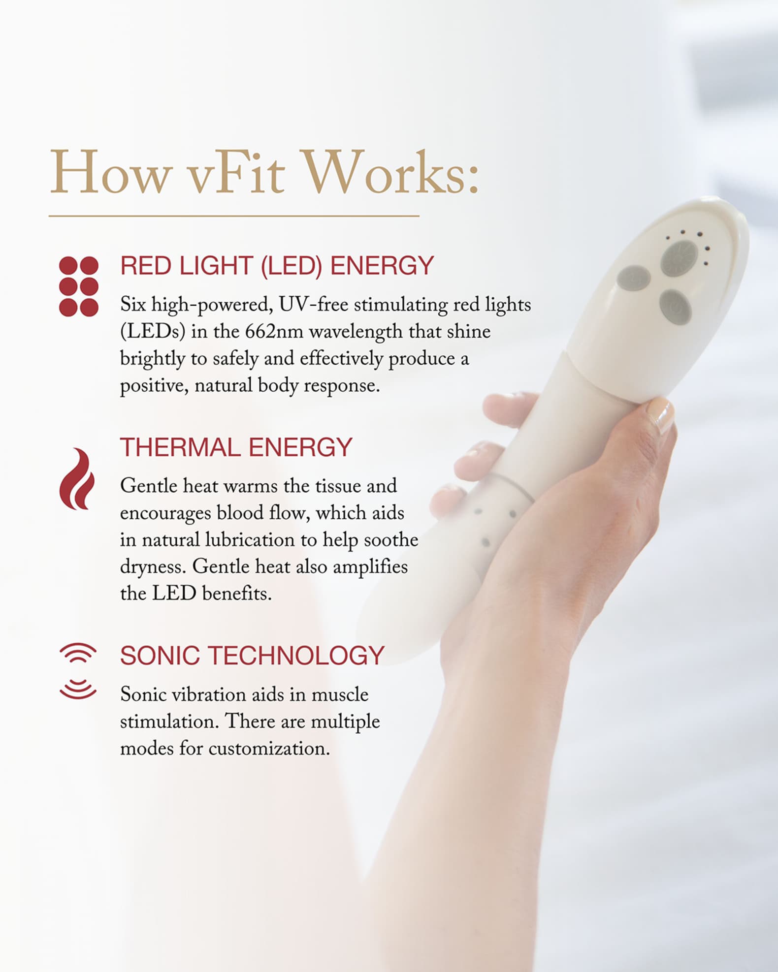 Joylux vFit Red-Light Intimate Wellness Device | Neiman Marcus