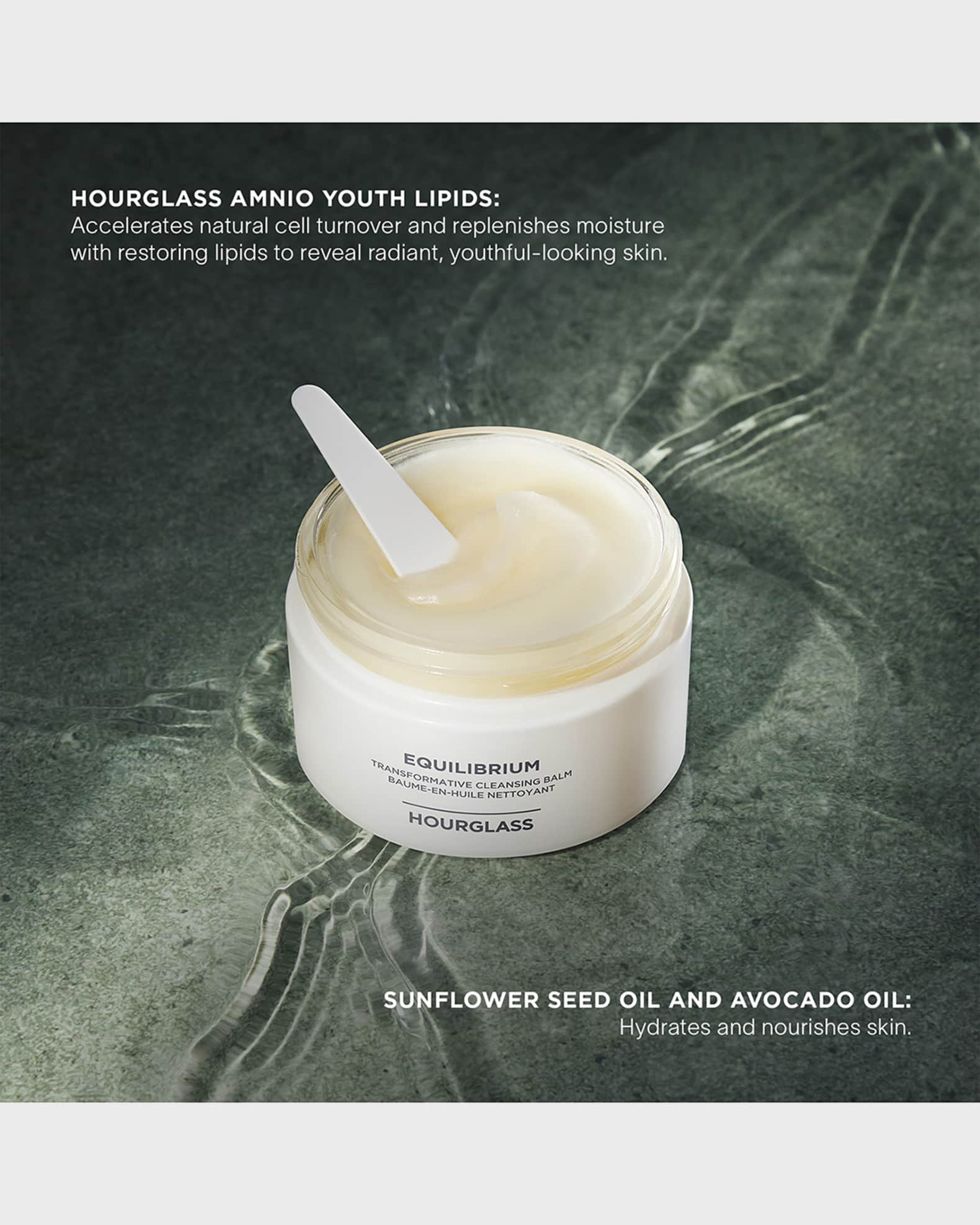 Hourglass Cosmetics Equilibrium Transformative Cleansing Balm, 2.8 oz ...