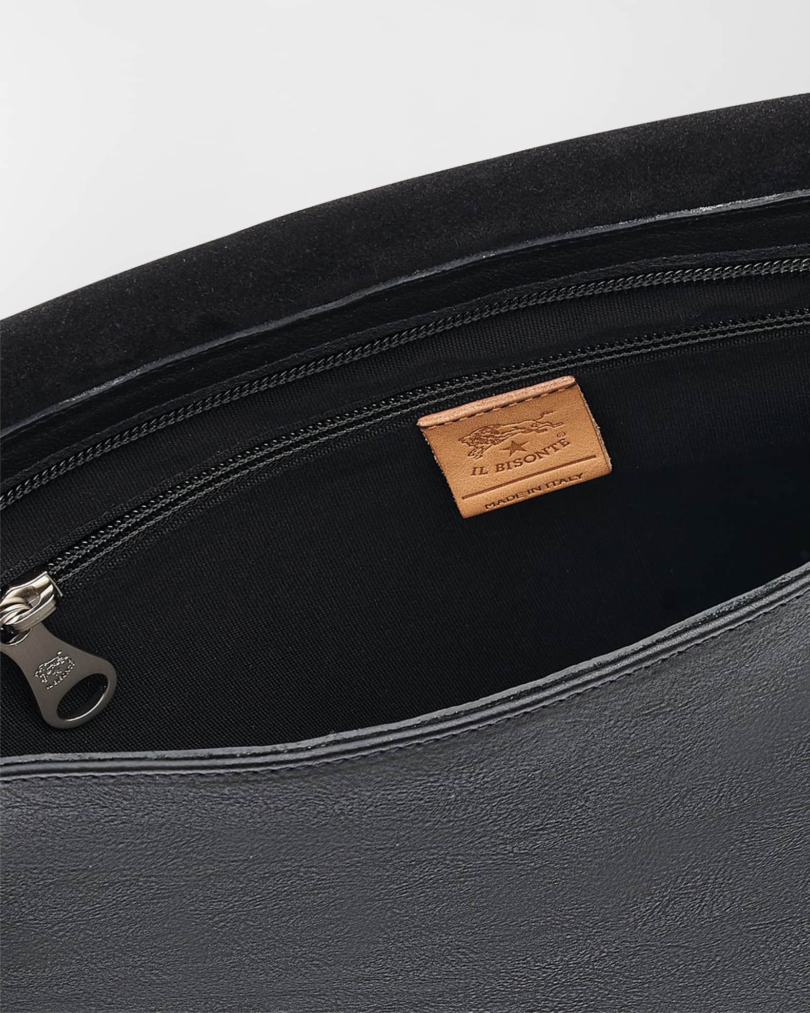Il Bisonte Men's Brolio Leather Messenger Bag, M | Neiman Marcus