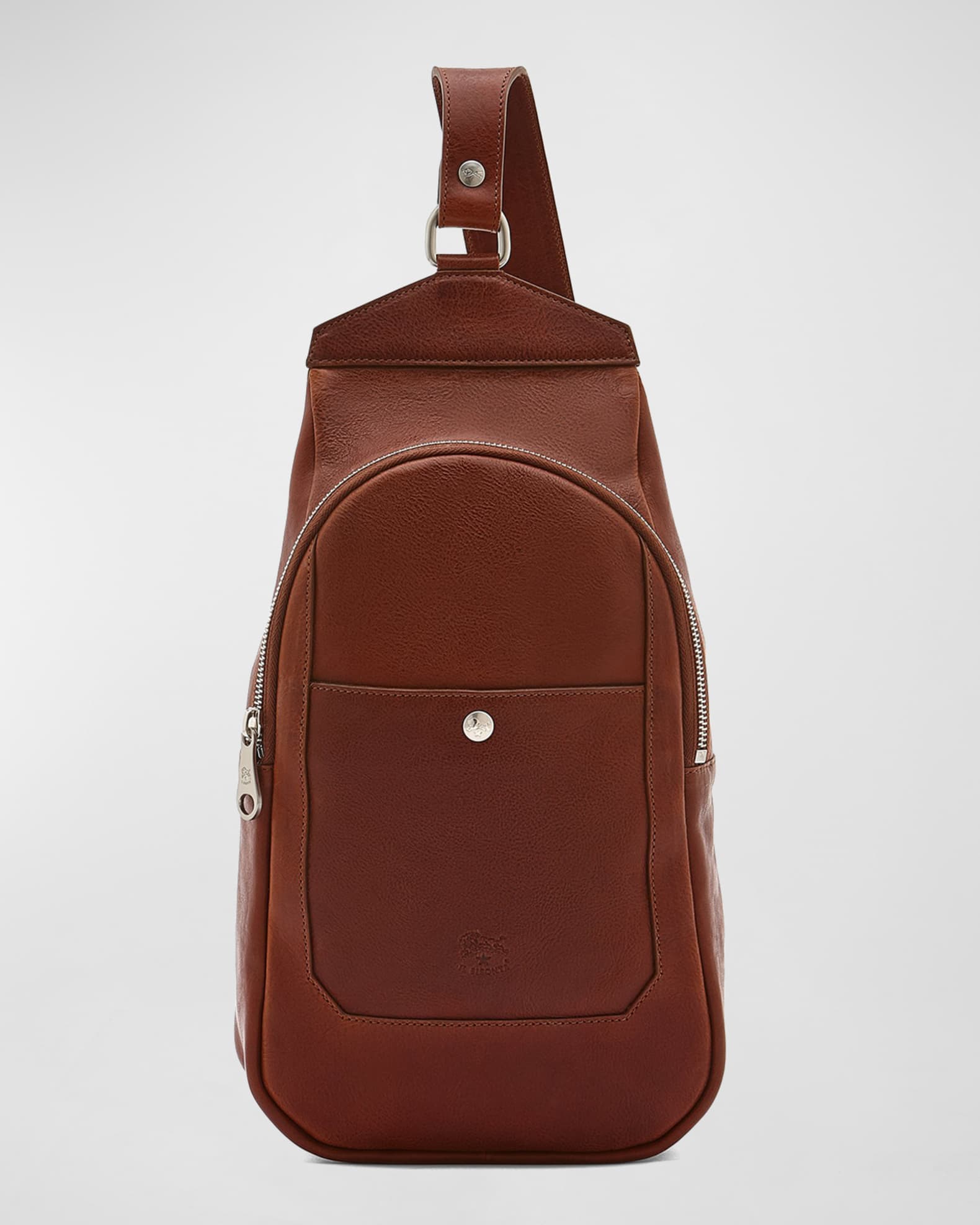 Il Bisonte Men's Cosimo Leather Single-Shoulder Backpack | Neiman Marcus