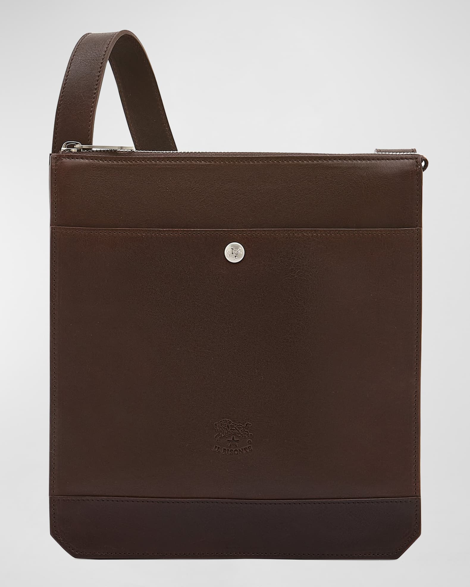 Il Bisonte Men's Meleto Leather Crossbody Bag | Neiman Marcus
