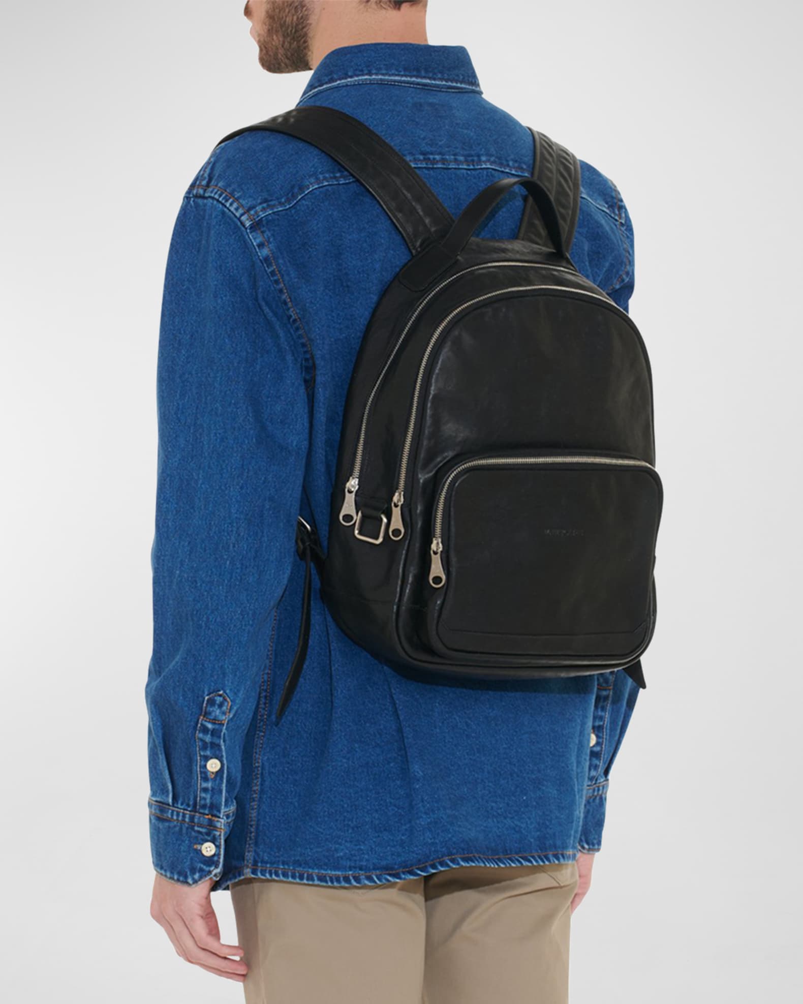 Il Bisonte Men's Meleto Plus Leather Backpack | Neiman Marcus