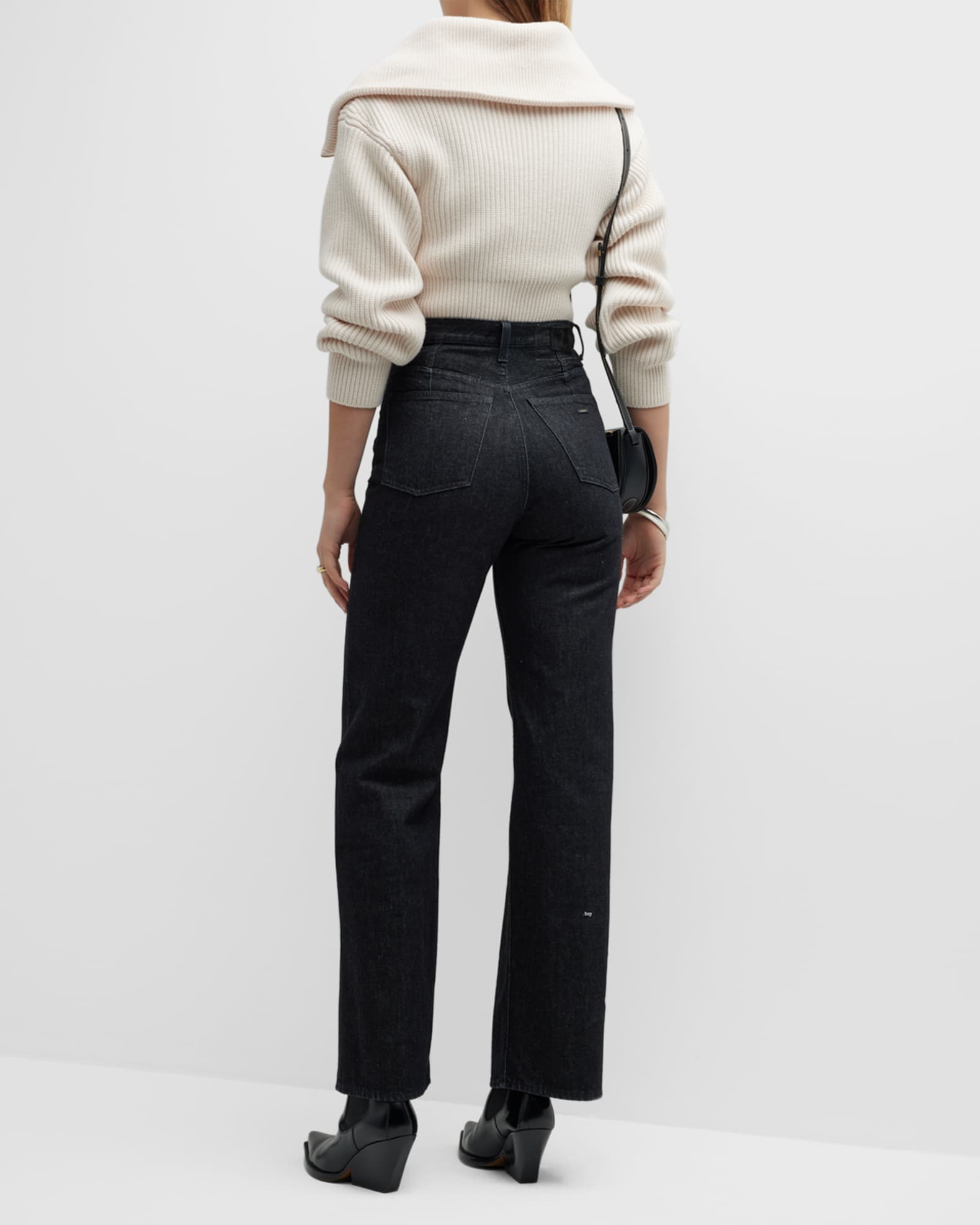 MADE IN TOMBOY Jey High Rise Straight Jeans | Neiman Marcus