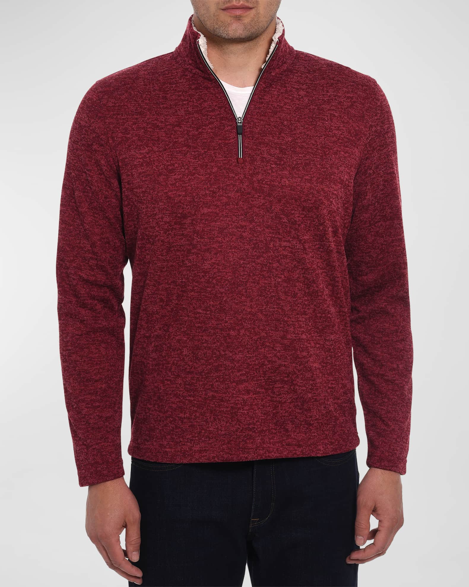 Robert Graham Men's Virgo Quarter-Zip Sweater | Neiman Marcus