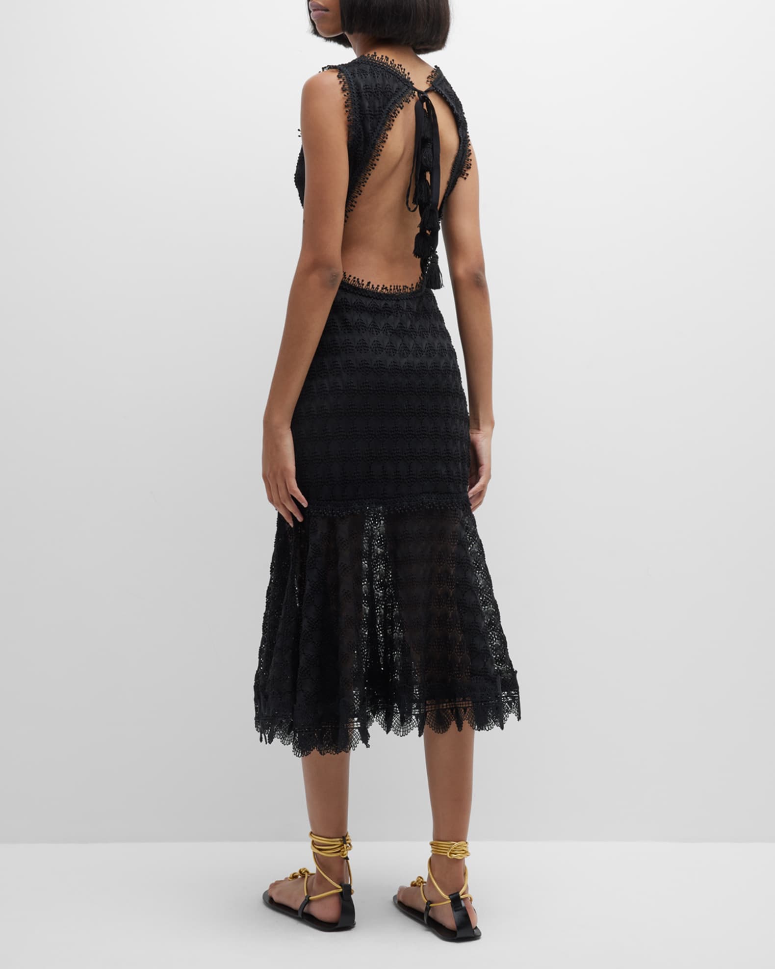 WAIMARI Lluvia Lace Midi Dress | Neiman Marcus