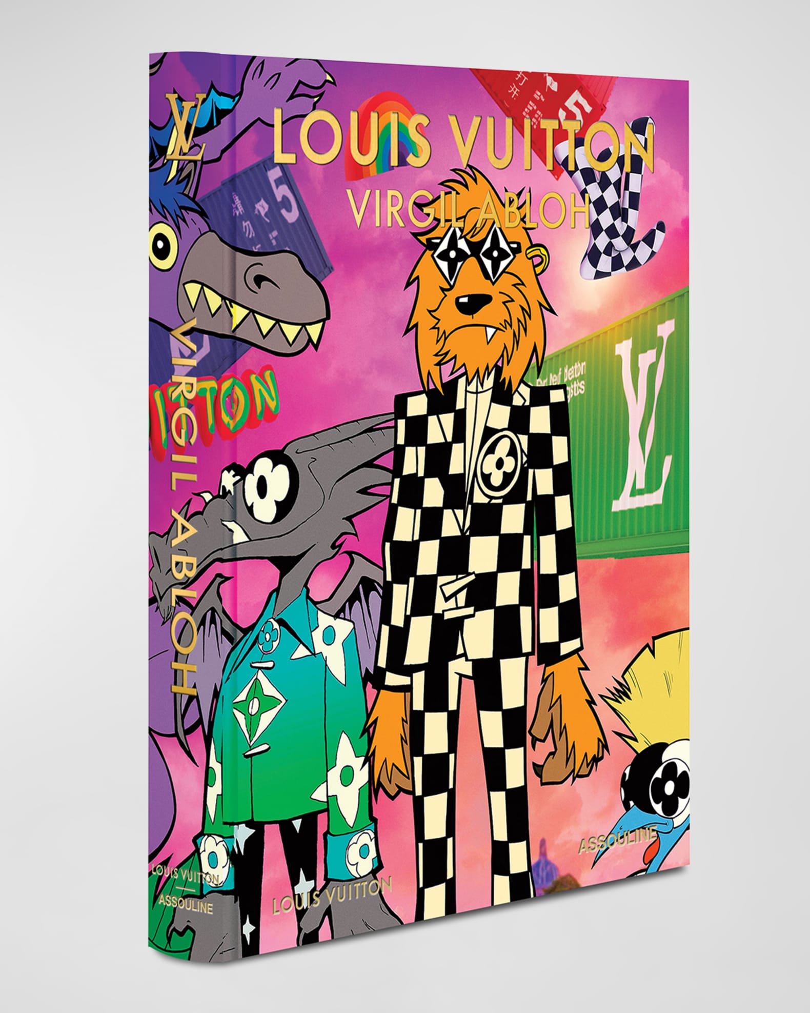 Assouline "Louis Vuitton: Virgil Abloh" Classic Cartoon Cover Book by ...