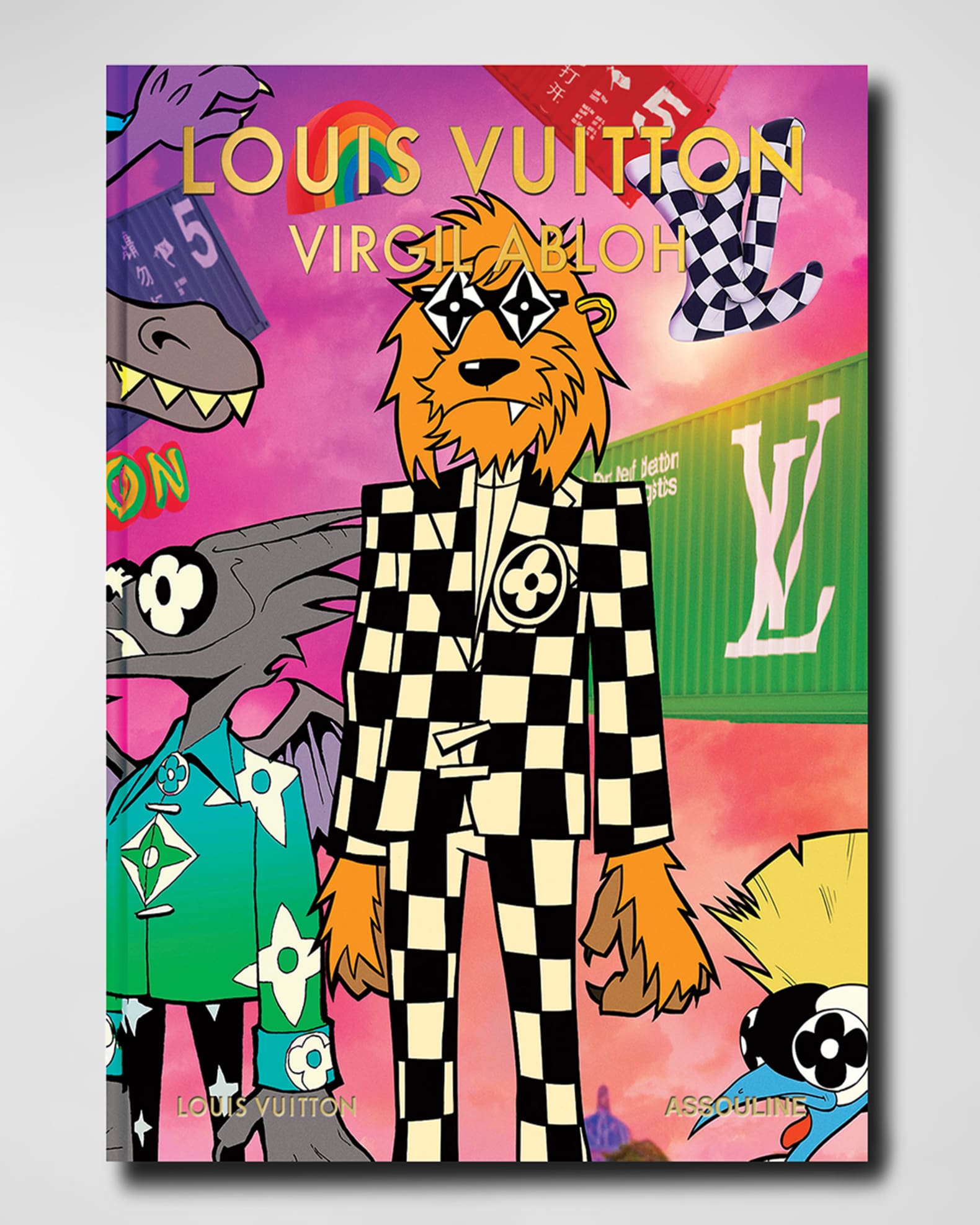 Assouline "Louis Vuitton: Virgil Abloh" Classic Cartoon Cover Book by ...