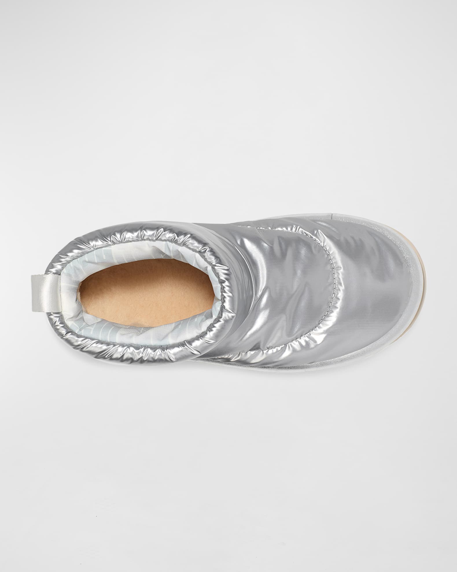 UGG Classic Maxi Mini Metallic Quilted Booties | Neiman Marcus