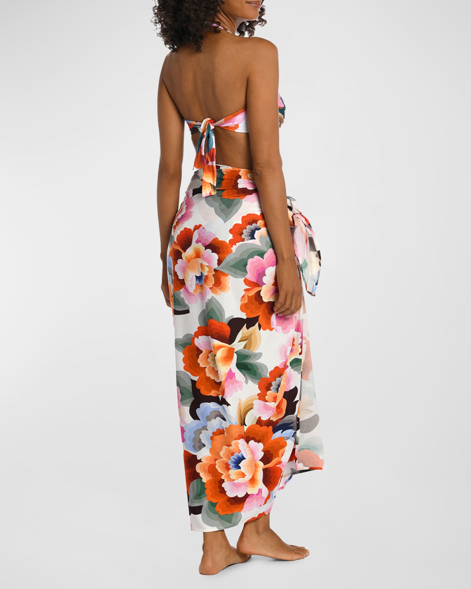 La Blanca Floral Pareo Coverup | Neiman Marcus