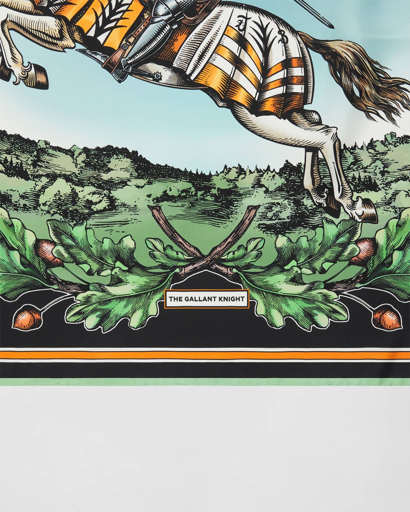 Burberry Gallant Knight Silk Square Scarf | Neiman Marcus