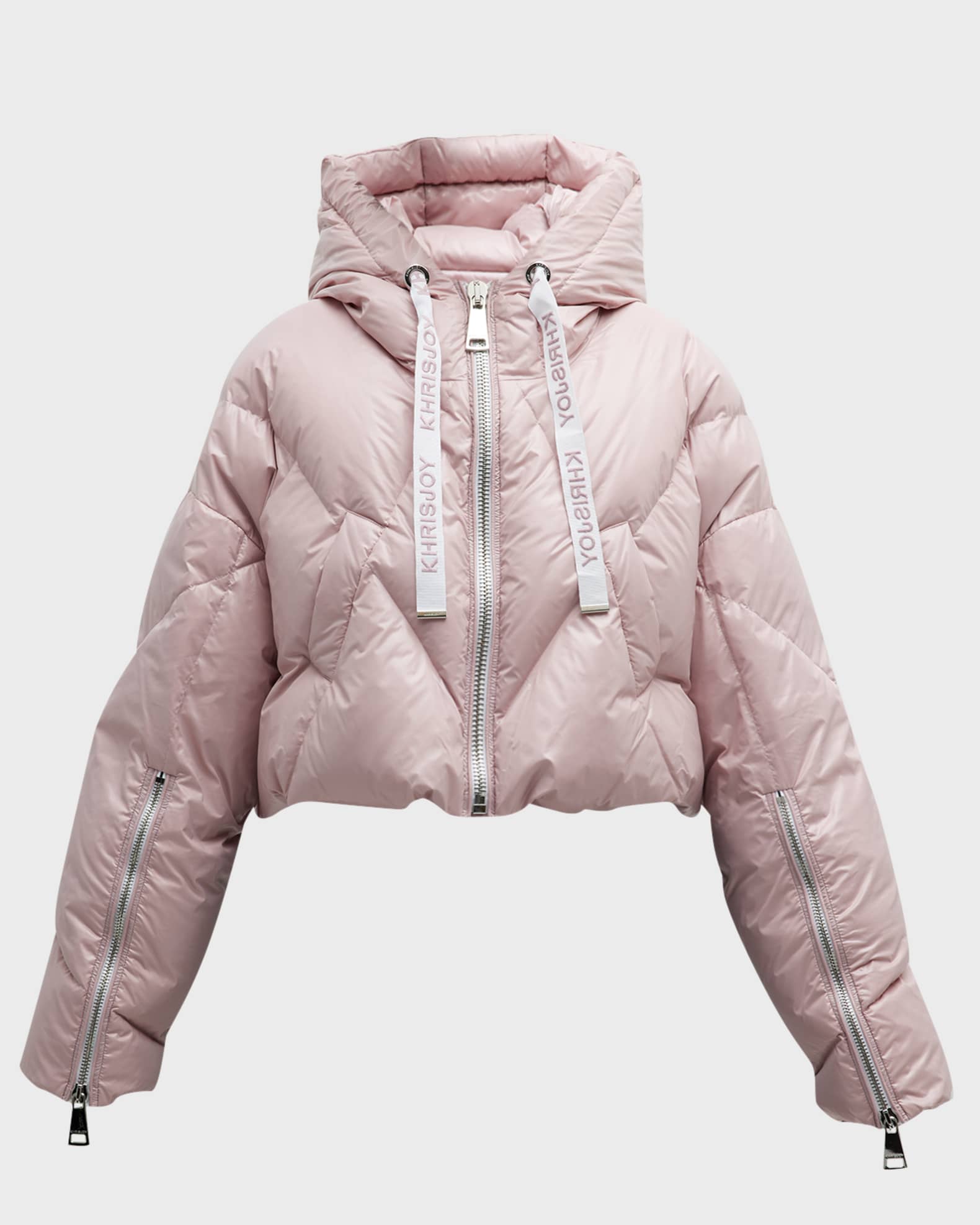 Khrisjoy Puff Khris Cropped Puffer Jacket | Neiman Marcus