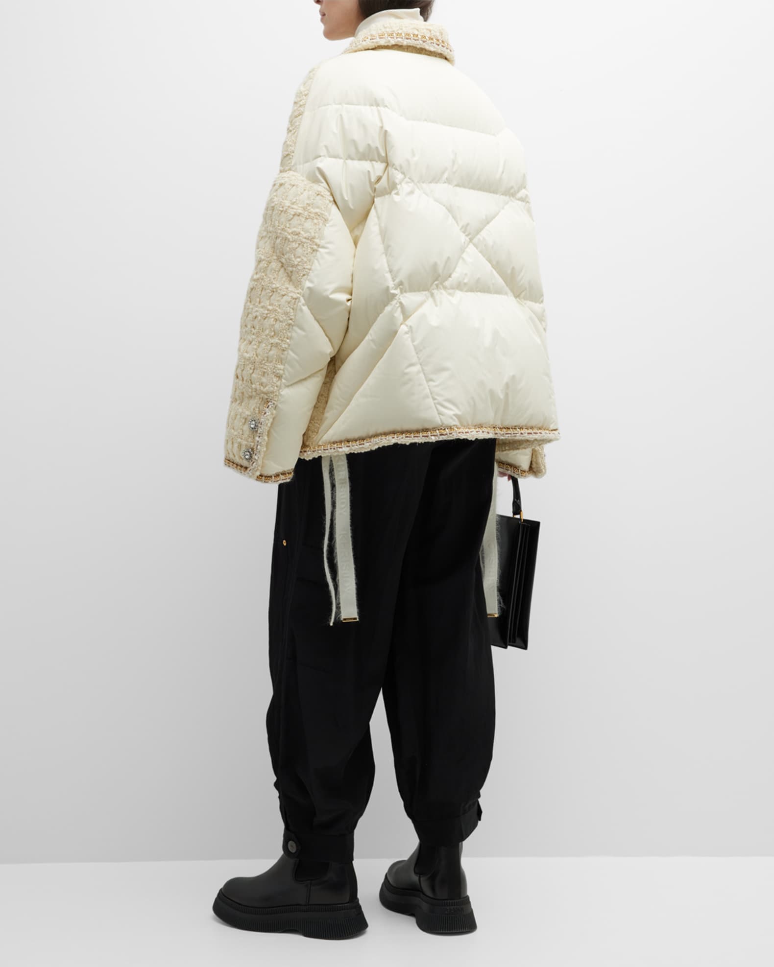 Khrisjoy Killer Tweed Puffer Jacket | Neiman Marcus