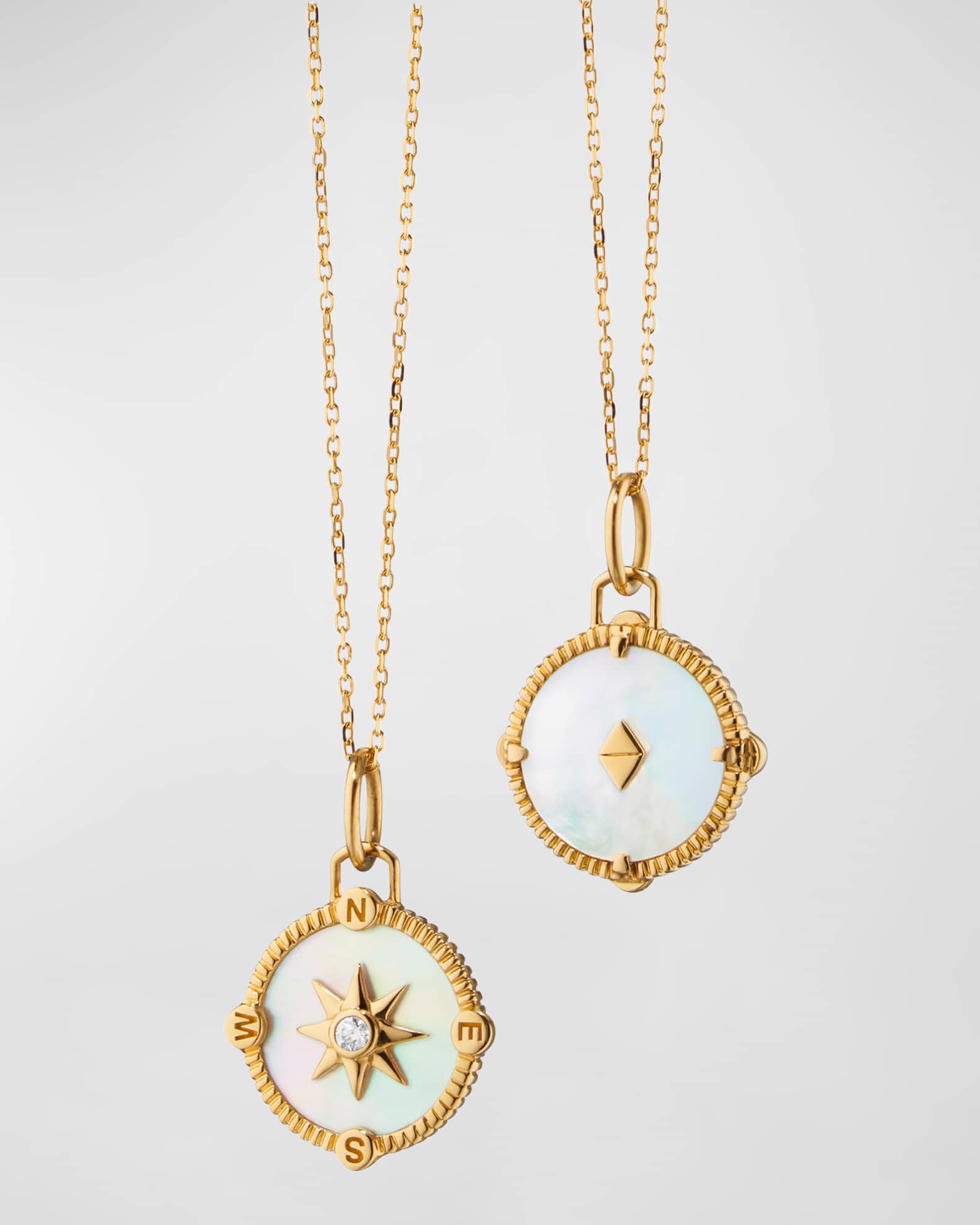 Monica Rich Kosann 18K Yellow Gold Mini Adventure Charm Necklace with ...