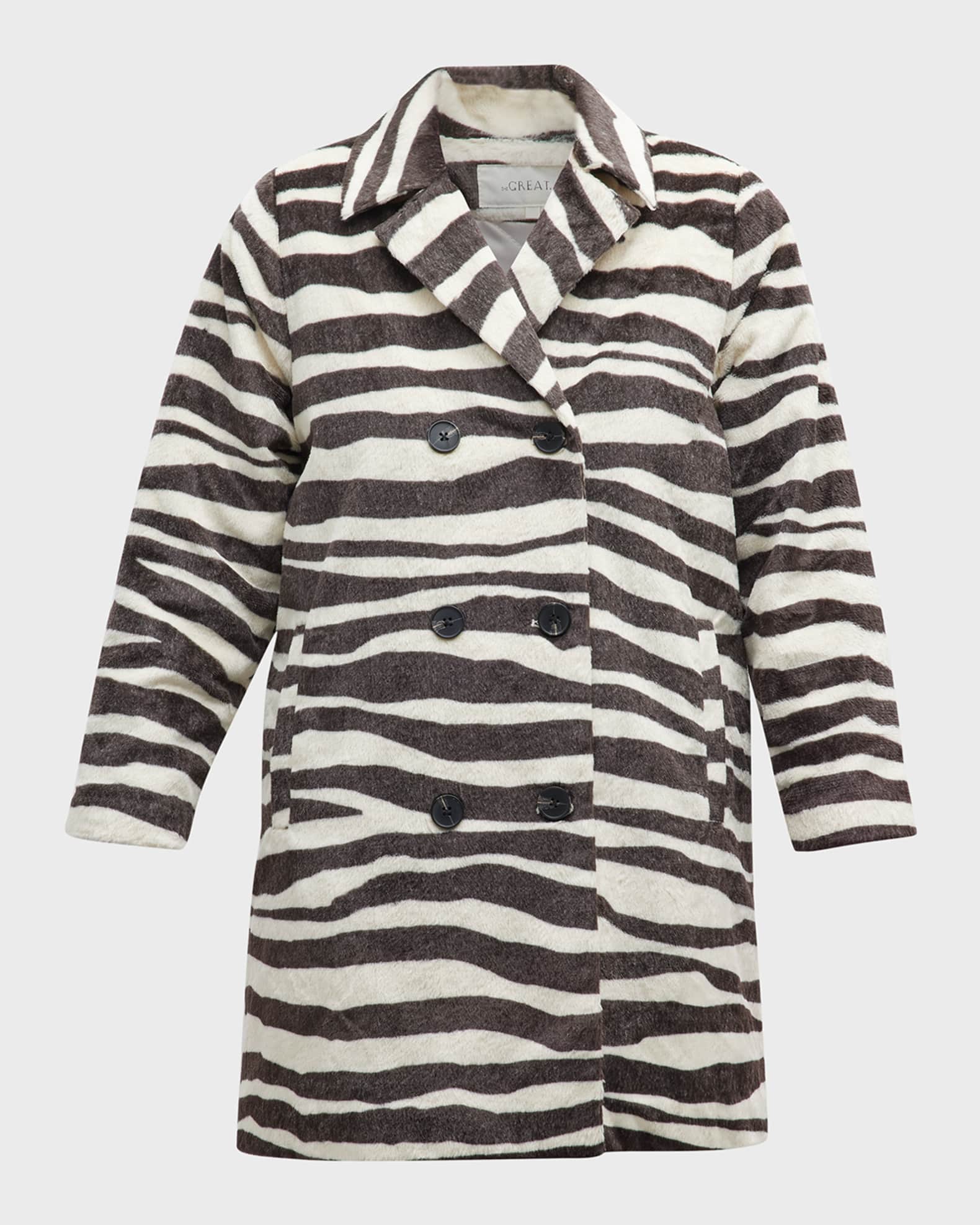 The Great The Vintage Zebra Coat | Neiman Marcus