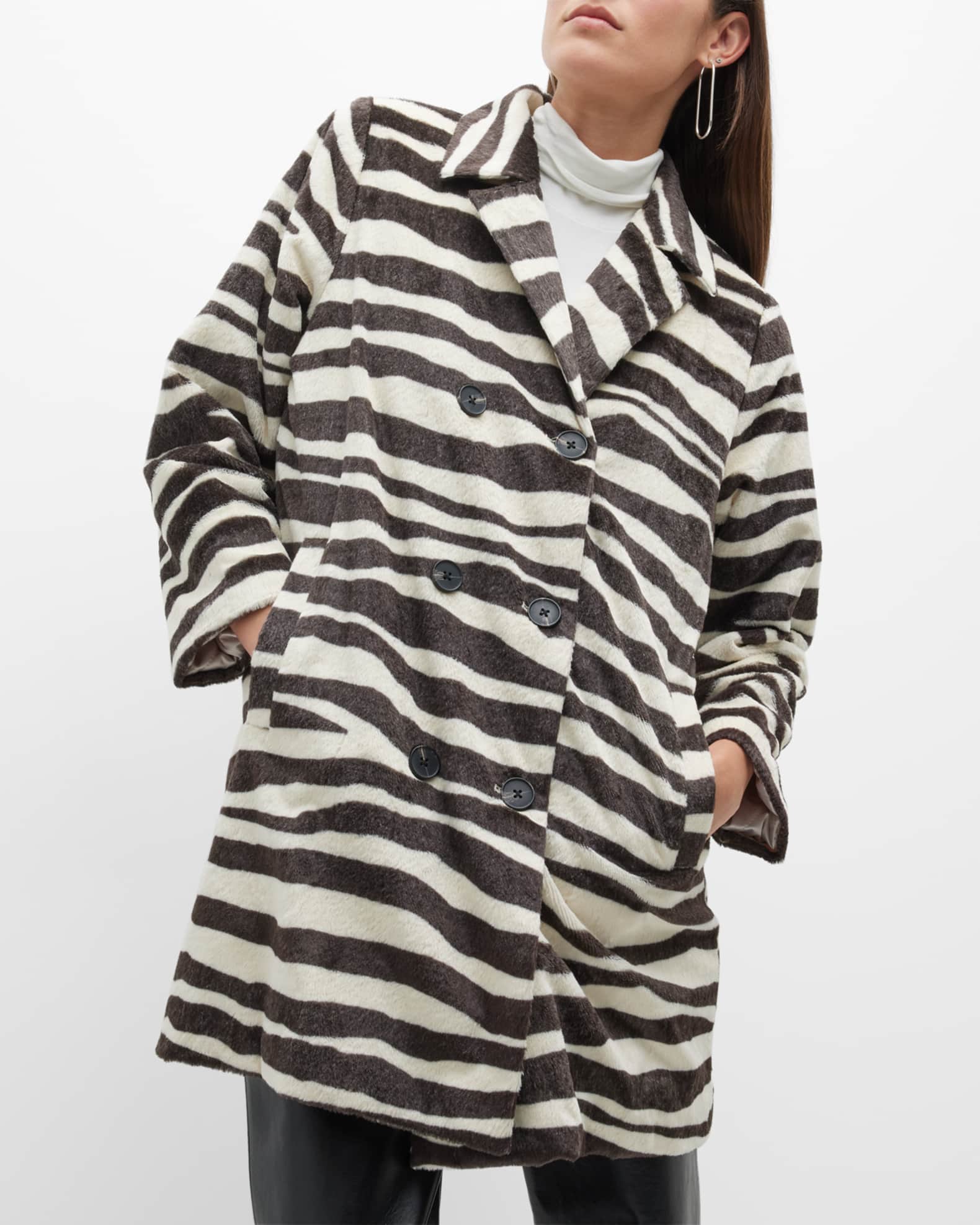 The Great The Vintage Zebra Coat | Neiman Marcus