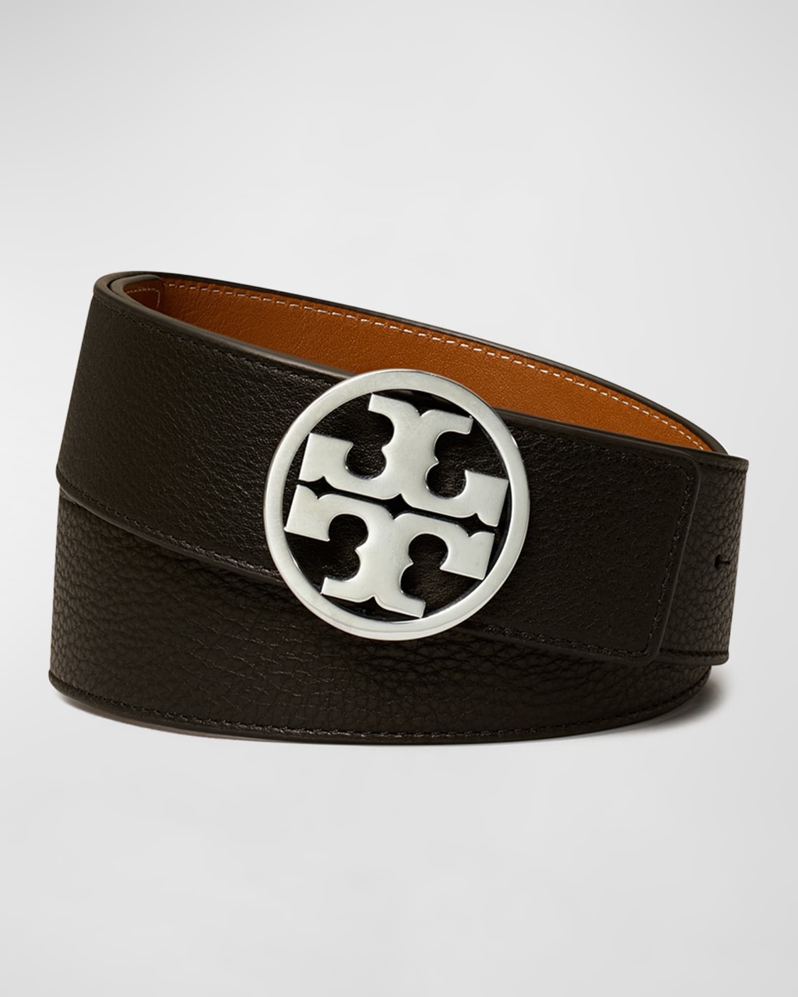 Tory Burch Miller Logo Reversible Belt | Neiman Marcus