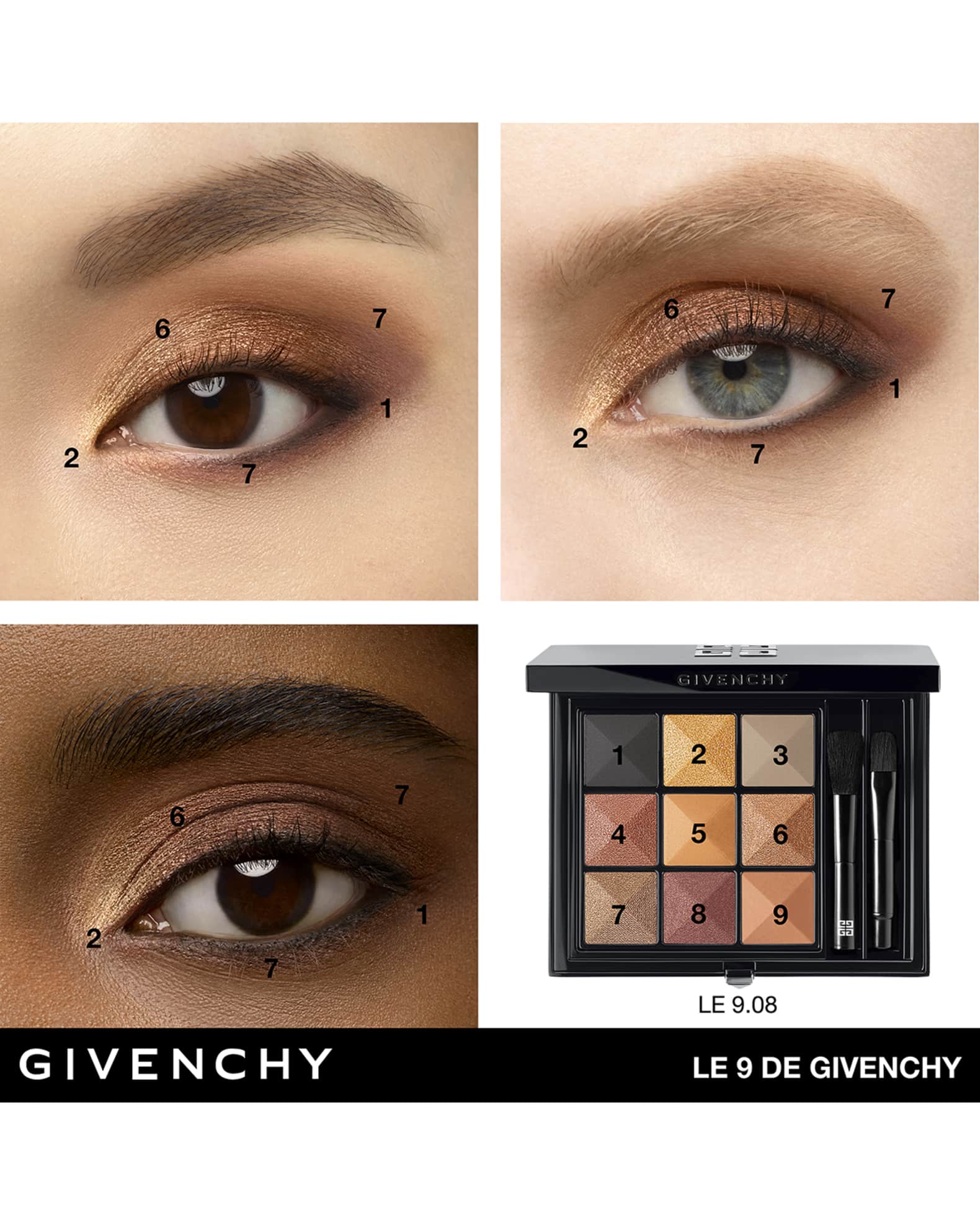 Givenchy Le 9 de Givenchy Eyeshadow Palette, 9.08 | Neiman Marcus