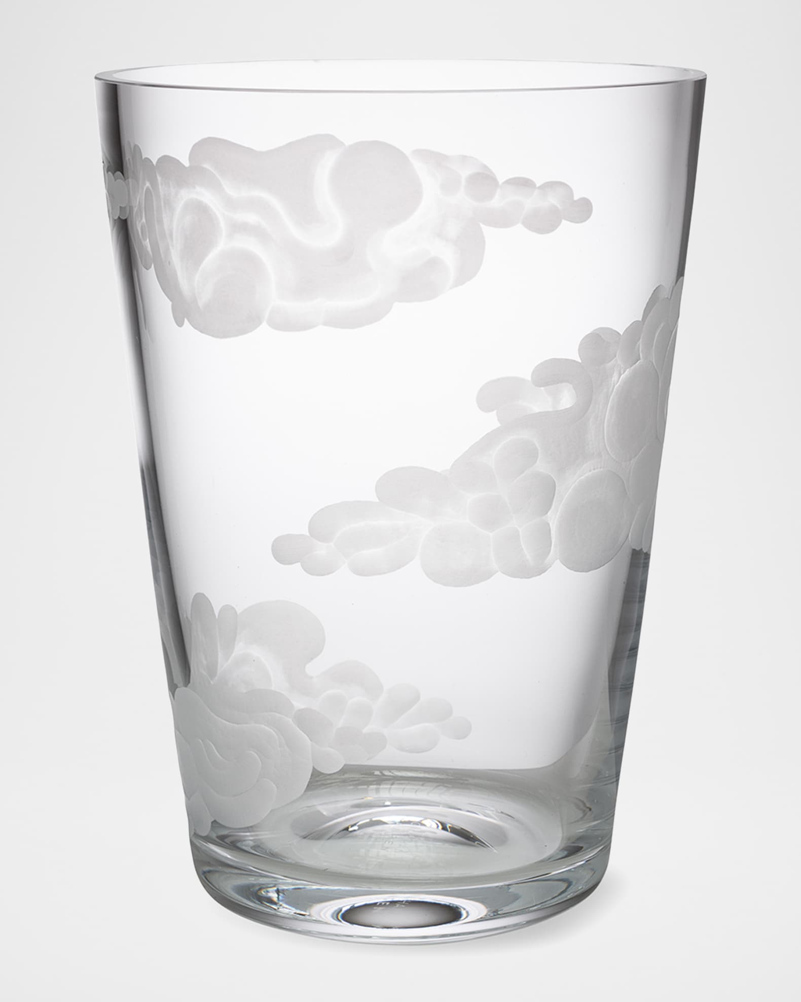 Jonathan Hansen Large Clear Crystal Bucket Vase | Neiman Marcus