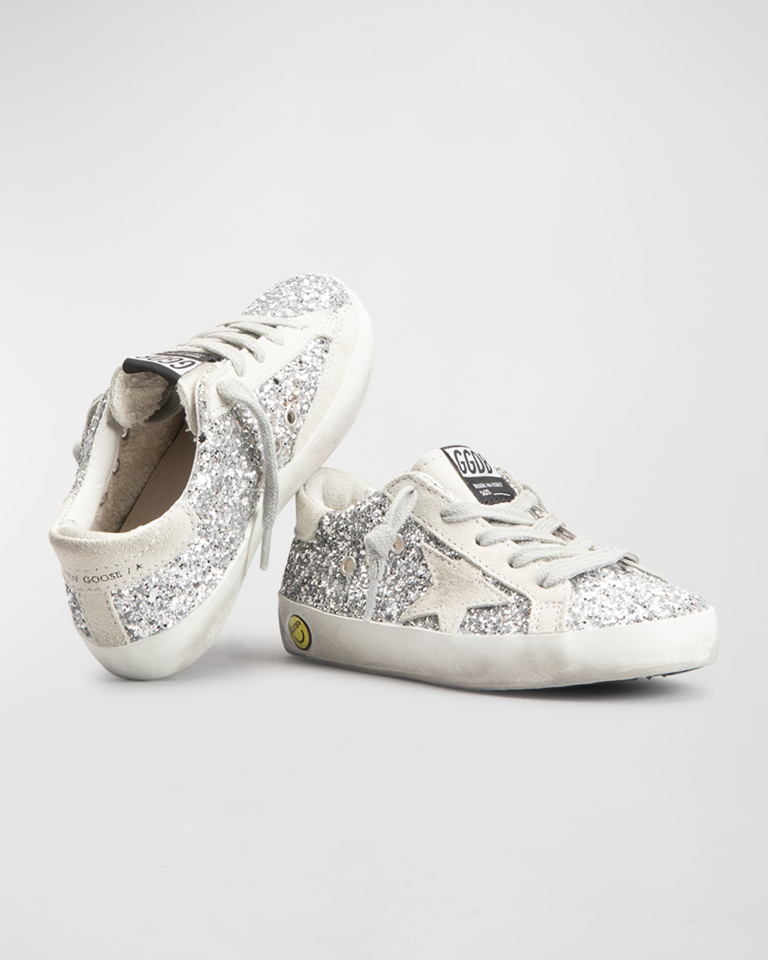 Golden Goose Girl's Super Star Sequin Sneakers, Baby/Toddler | Neiman ...