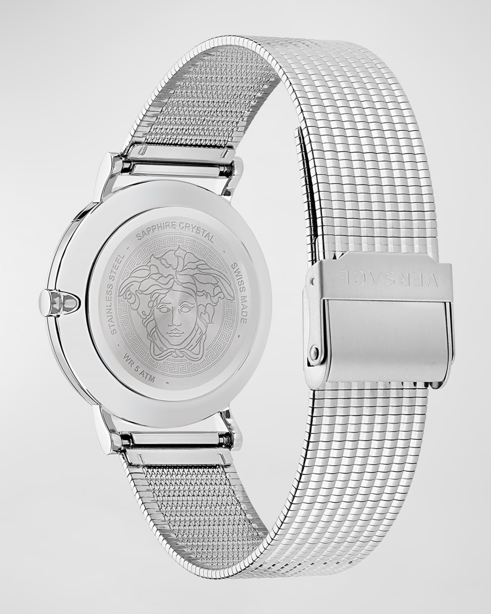 Versace Versace New Generation Watch with Bracelet Strap, Silver ...