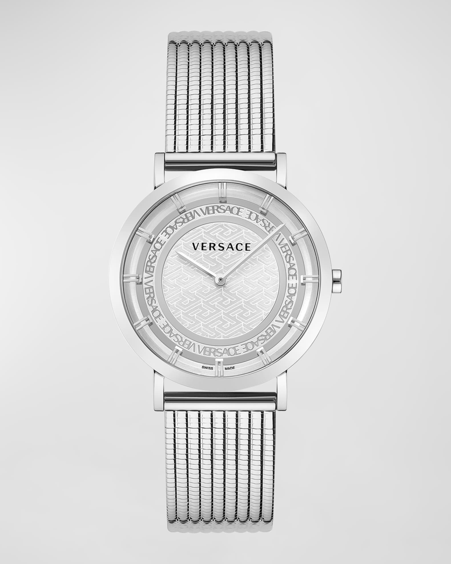 Versace Versace New Generation Watch with Bracelet Strap, Silver ...