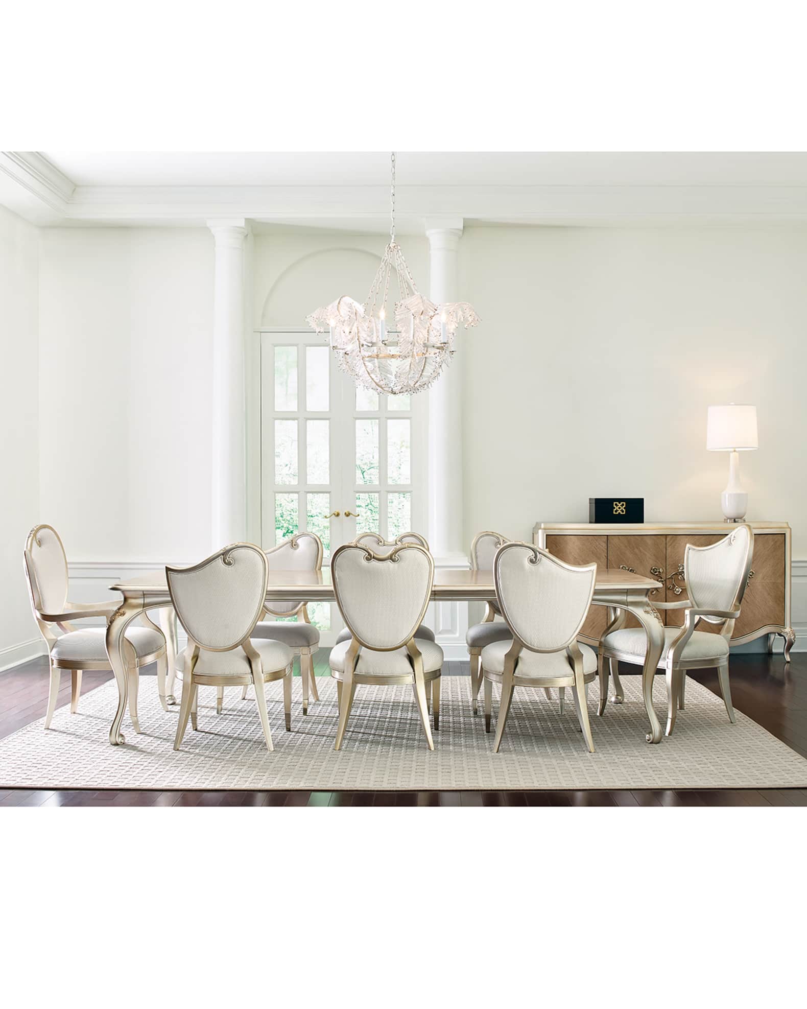Caracole Fontainebleau Two Leaves Dining Table | Neiman Marcus