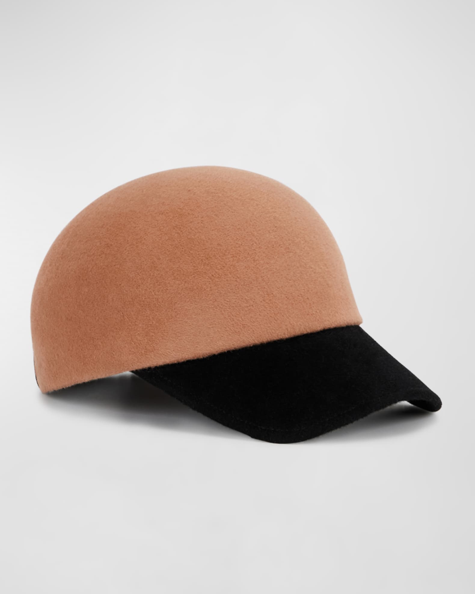 D'Estree Raymond Two-Tone Wool Felt Baseball Cap | Neiman Marcus