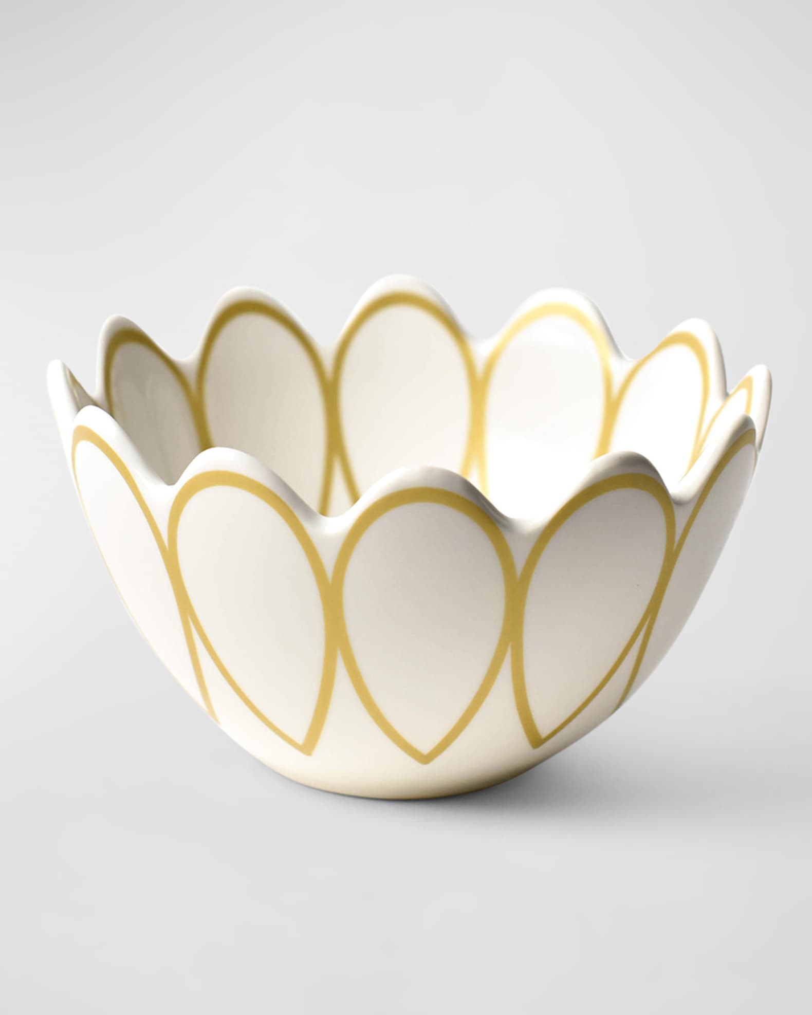 Coton Colors Deco Golden Scallop Bowl, Set Of 4 | Neiman Marcus