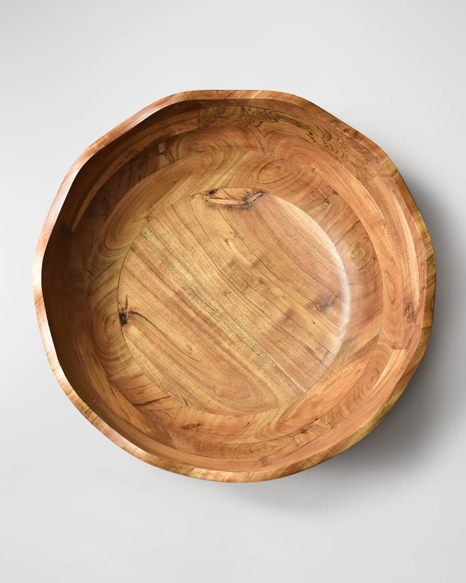 Coton Colors Fundamental Wood Ruffle Bowl | Neiman Marcus