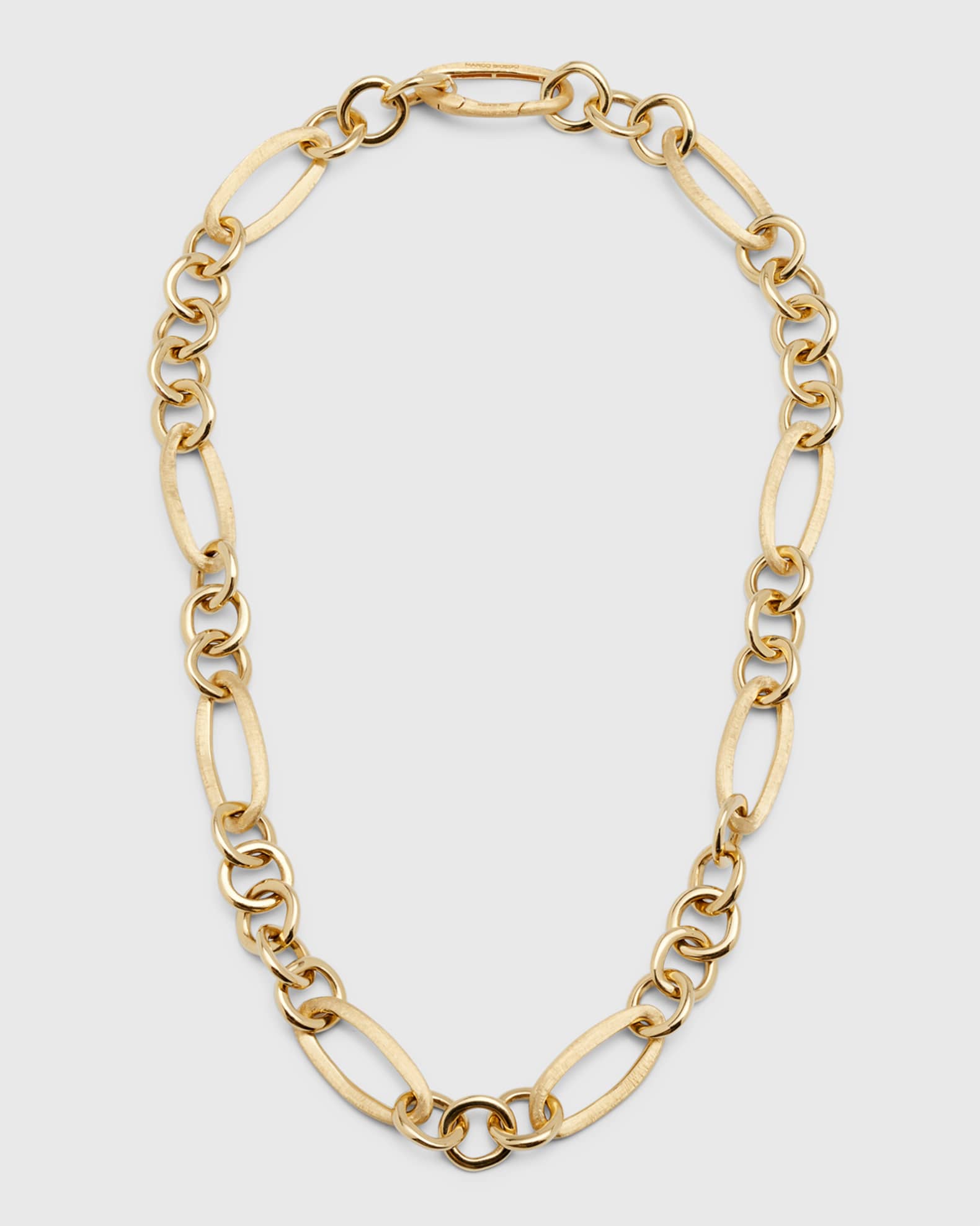 Marco Bicego 18K Yellow Gold Mixed Link Necklace | Neiman Marcus