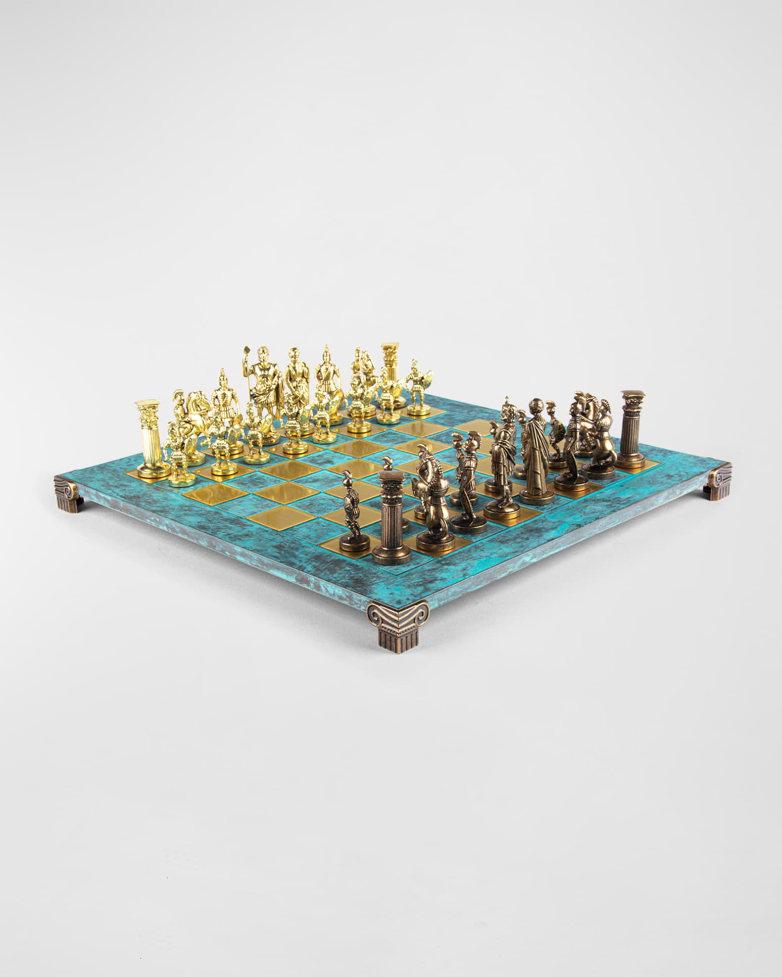 MANOPOULOS Greek-Roman Period Chess Set | Neiman Marcus