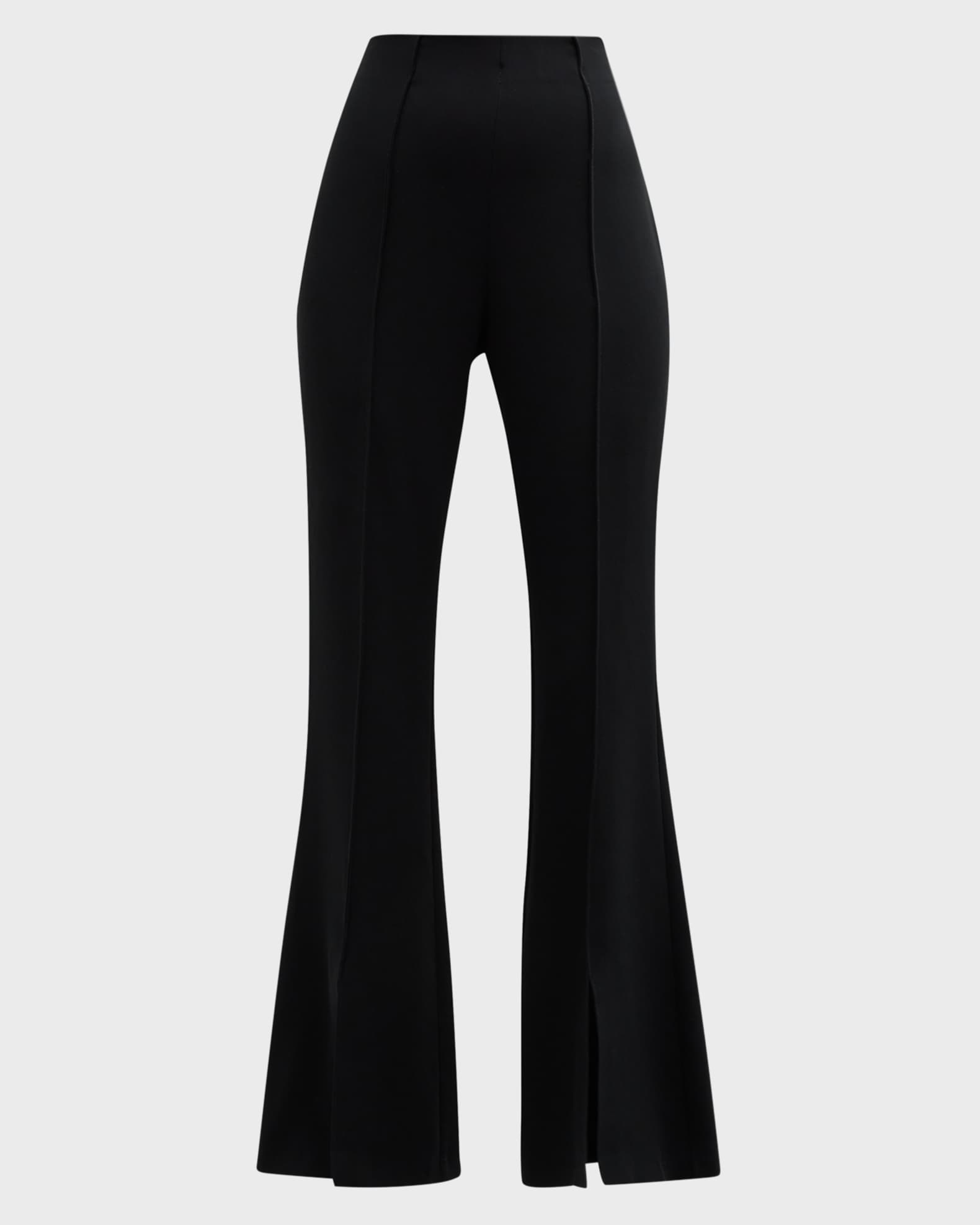 Cinq a Sept Billie Flare Split-Cuff Pants | Neiman Marcus