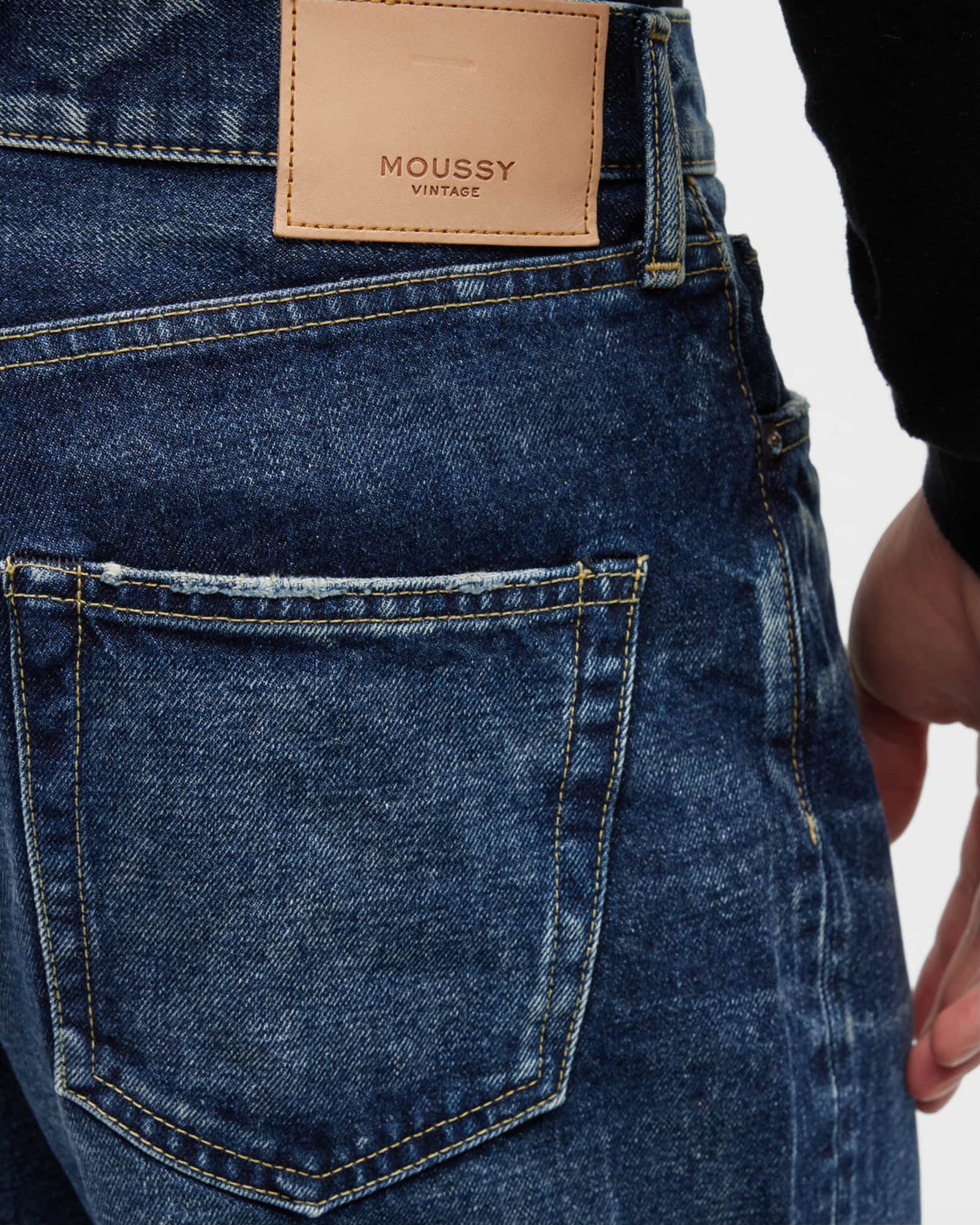 MOUSSY VINTAGE Men's Eastpointe Wide Tapered Jeans | Neiman Marcus