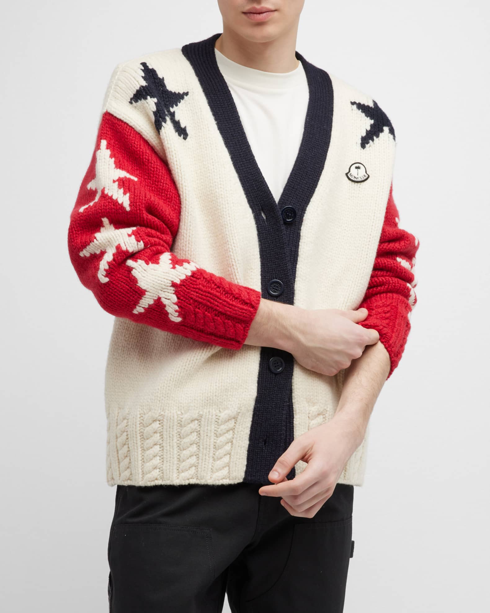 Moncler Genius Men's 8 Moncler Palm Angels CARDIGAN | Neiman Marcus